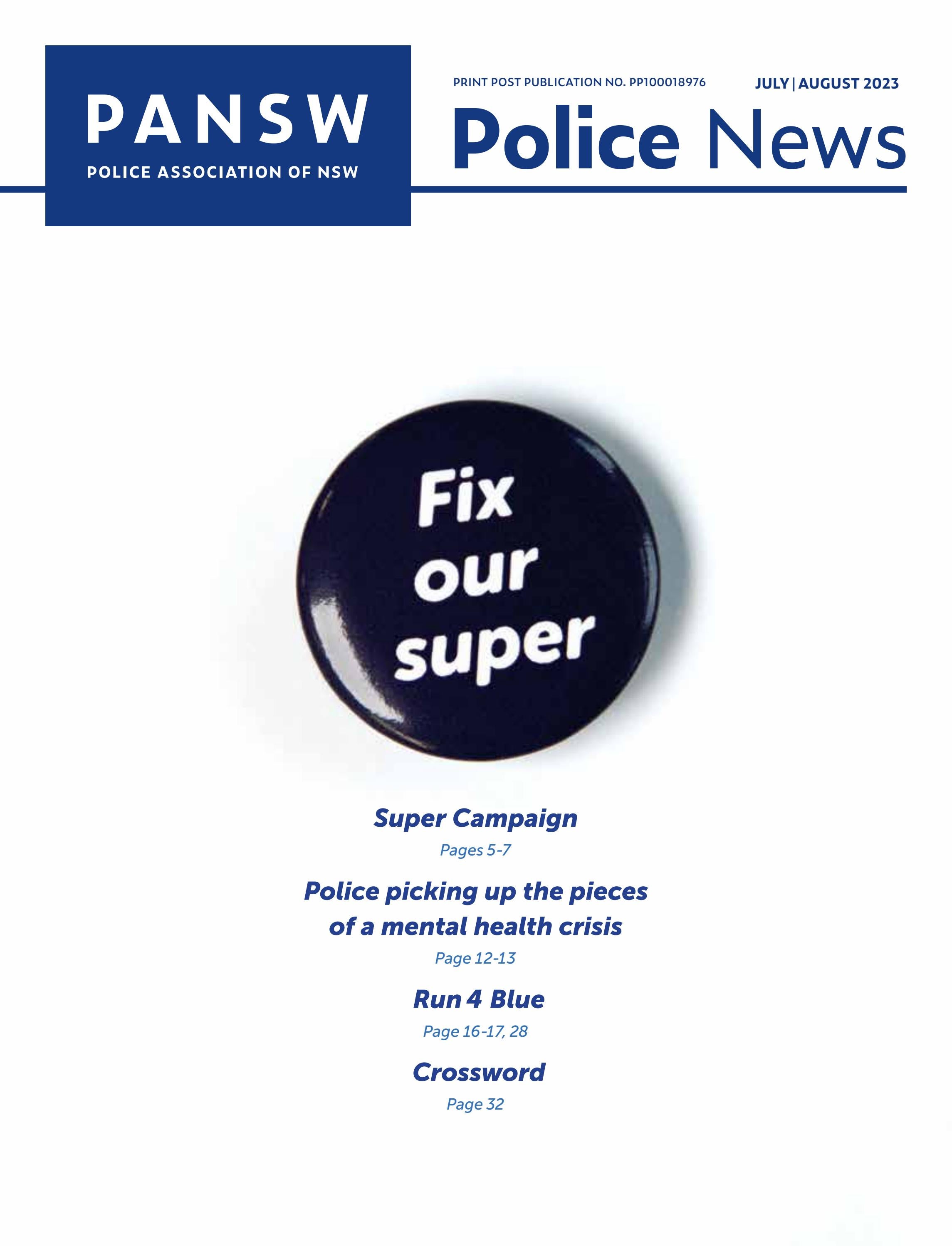 PANSW Police News Magazine - July/August 2023 by Police Association of ...