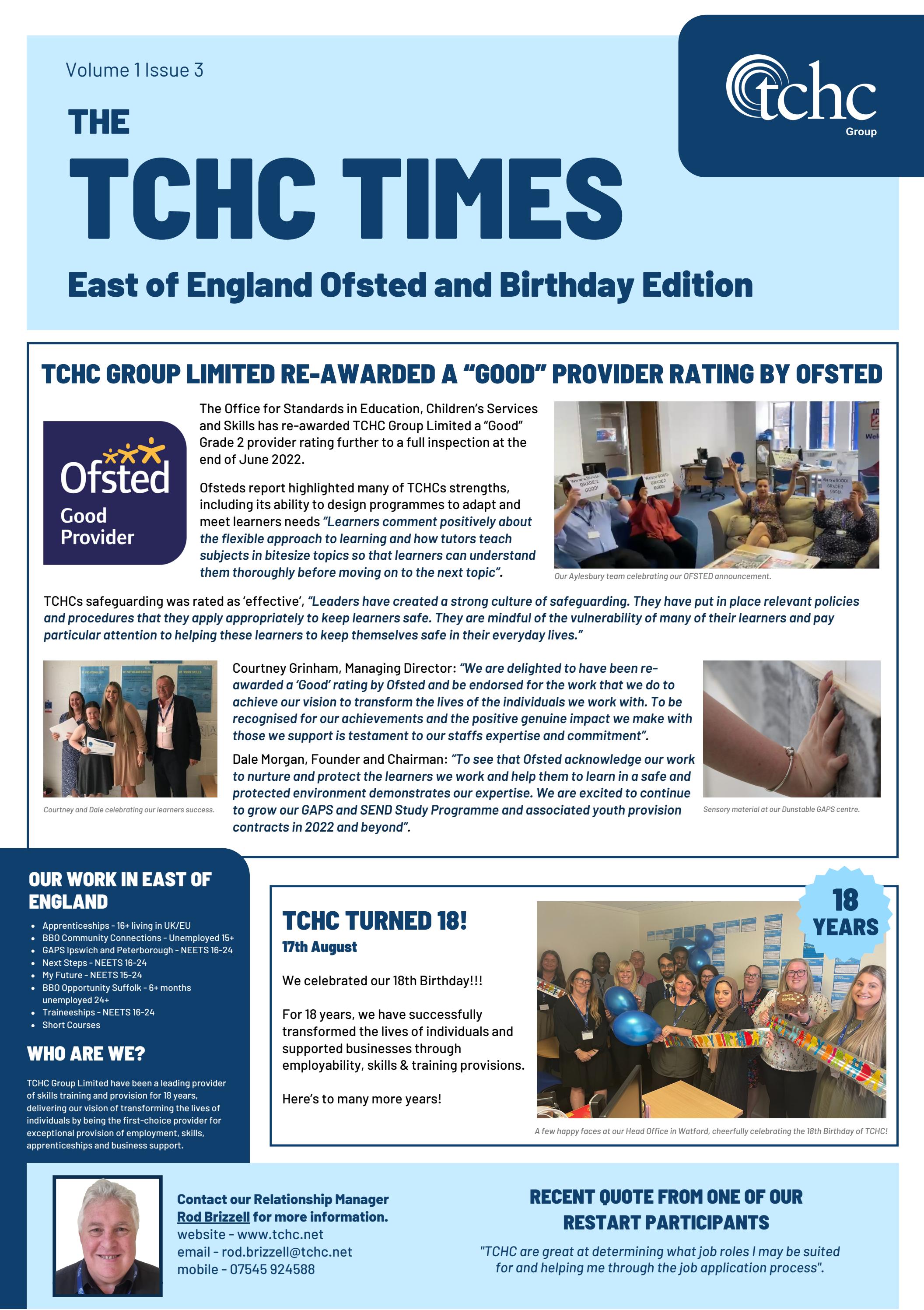 The TCHC Time Issue 3 by TCHCgrouplimited - Issuu