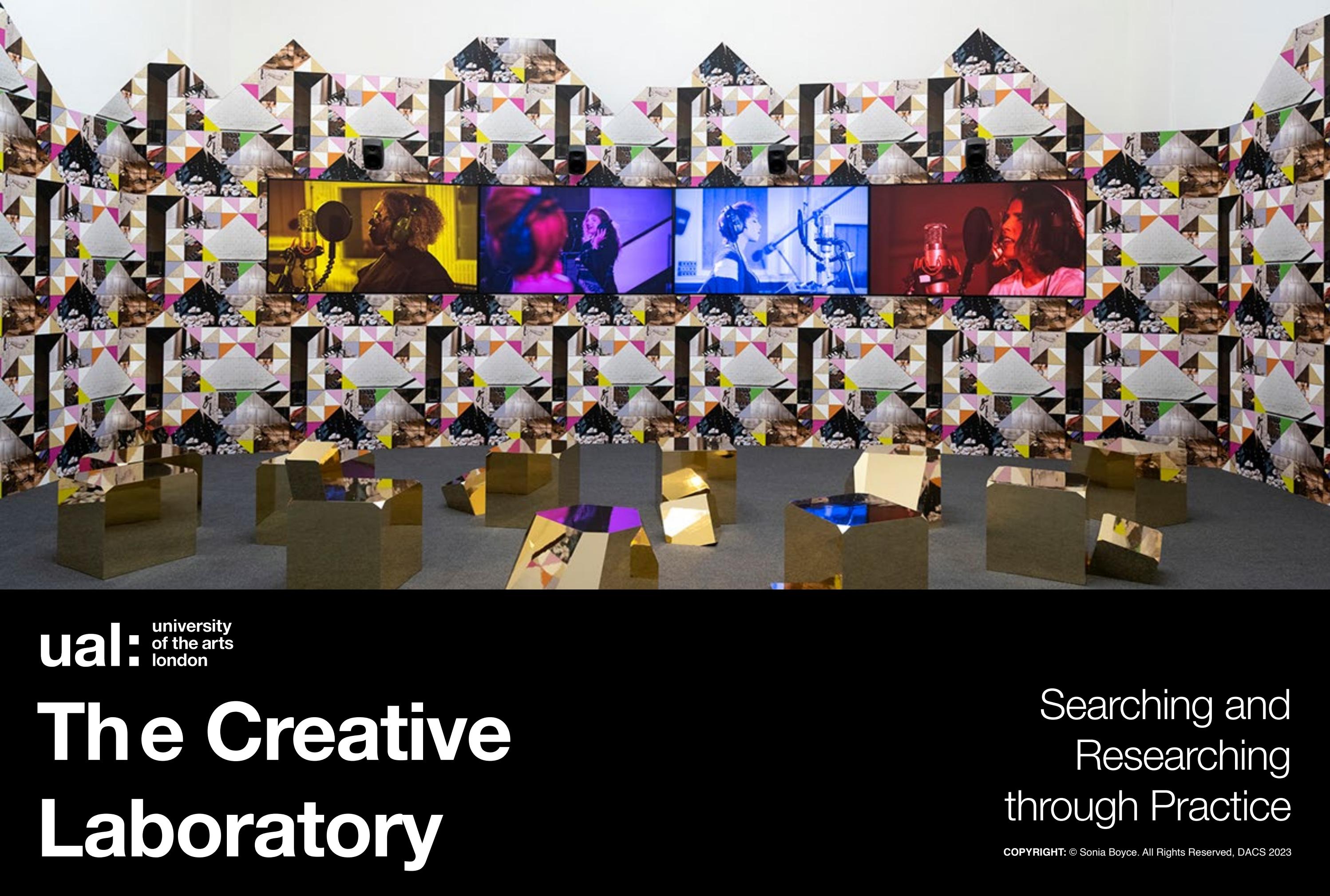 UAL Conference Programme. The Creative Laboratory: Searching and Researching through Practice by ...