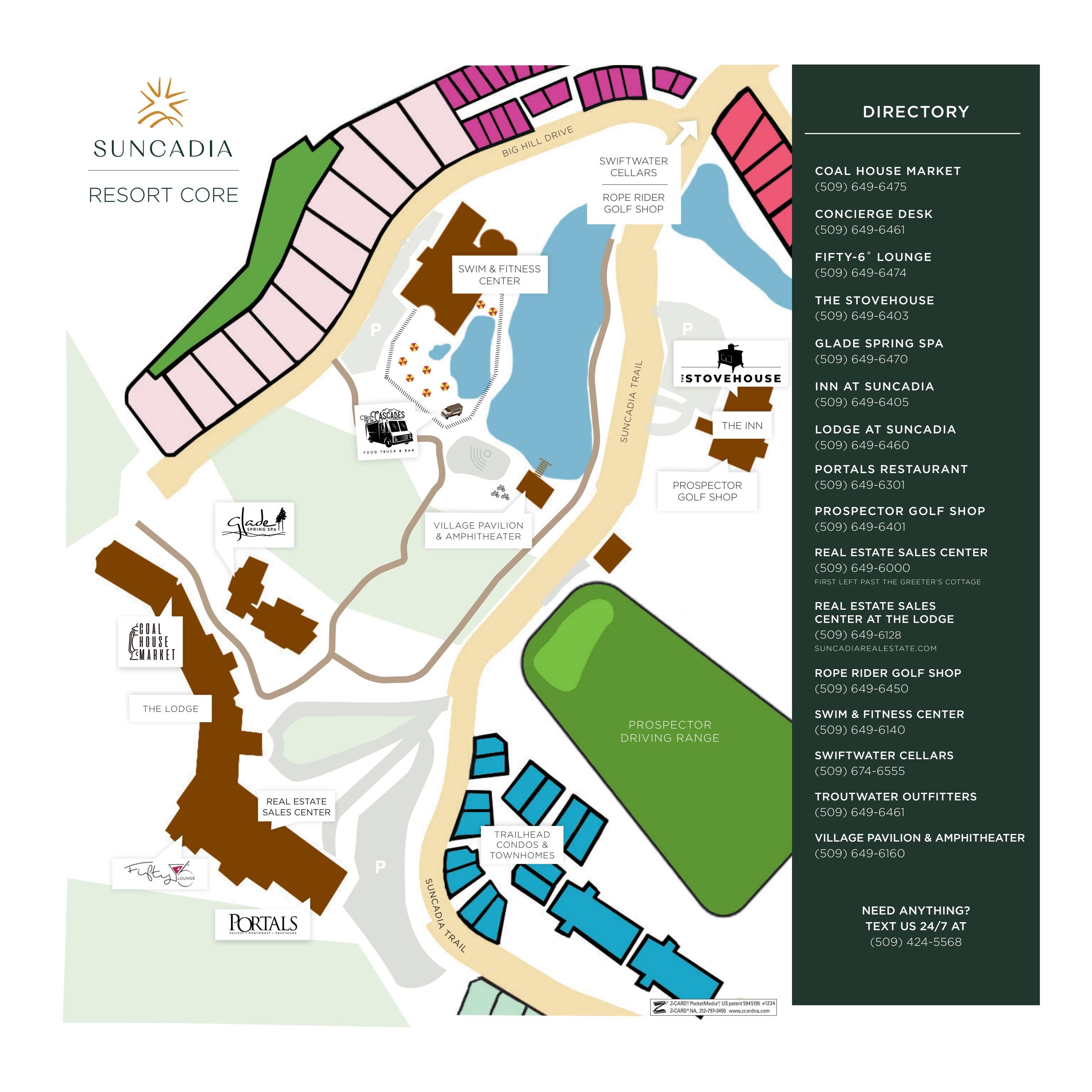 Suncadia Core Map by Suncadia Resort - Issuu