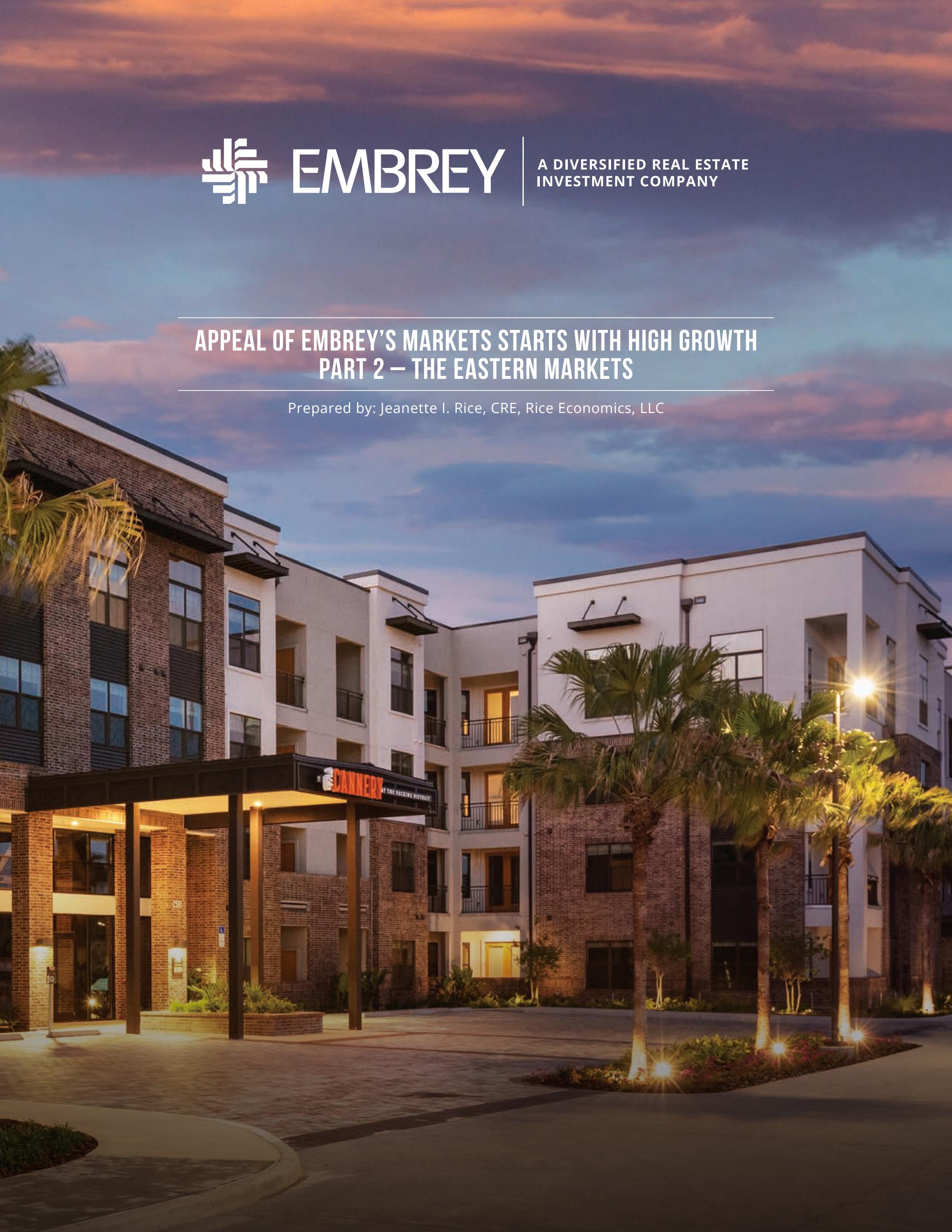Appeal of EMBREY's Markets Start with High Growth Part 2: The Eastern ...