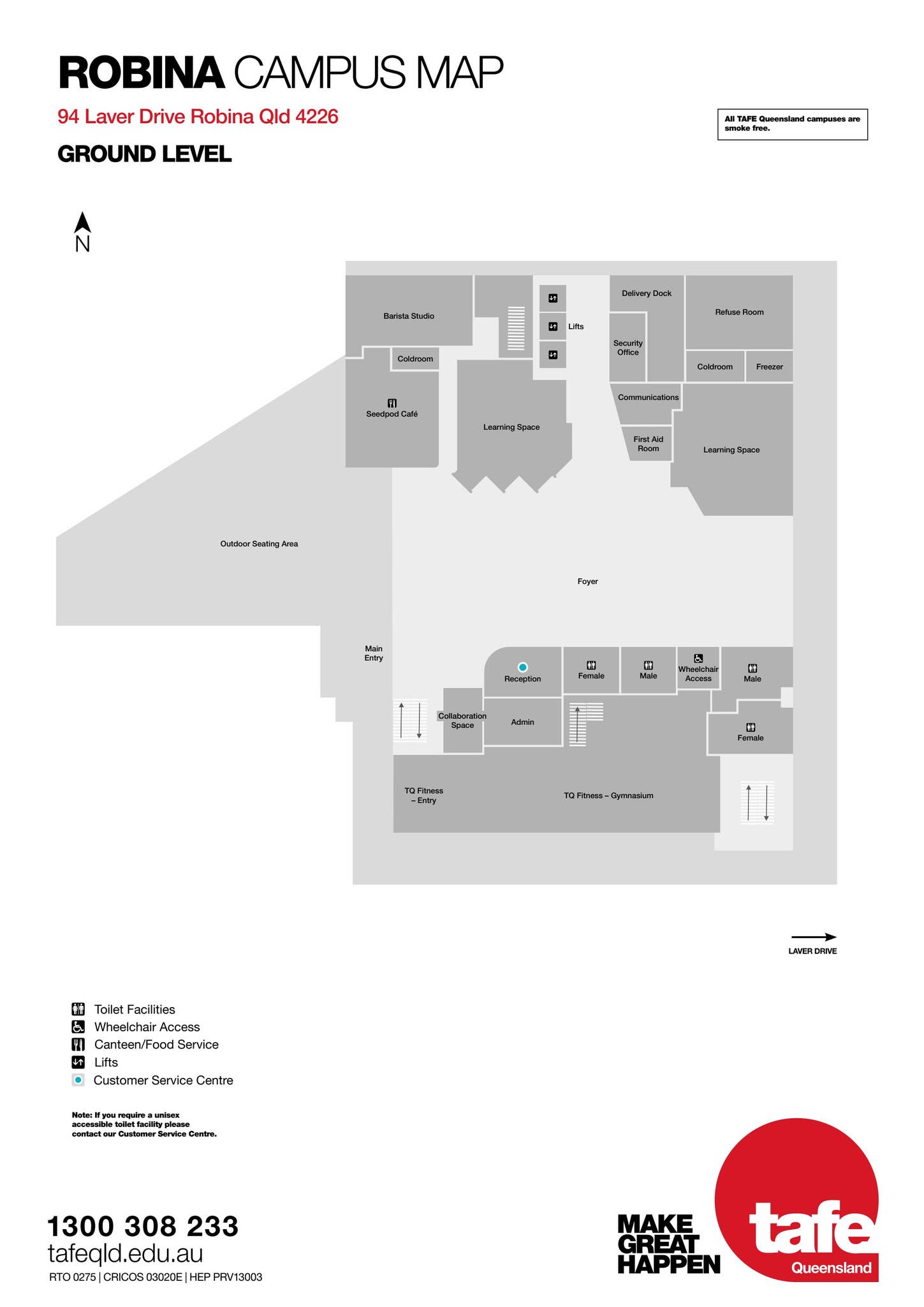 Robina campus map by tafeqldgc - Issuu
