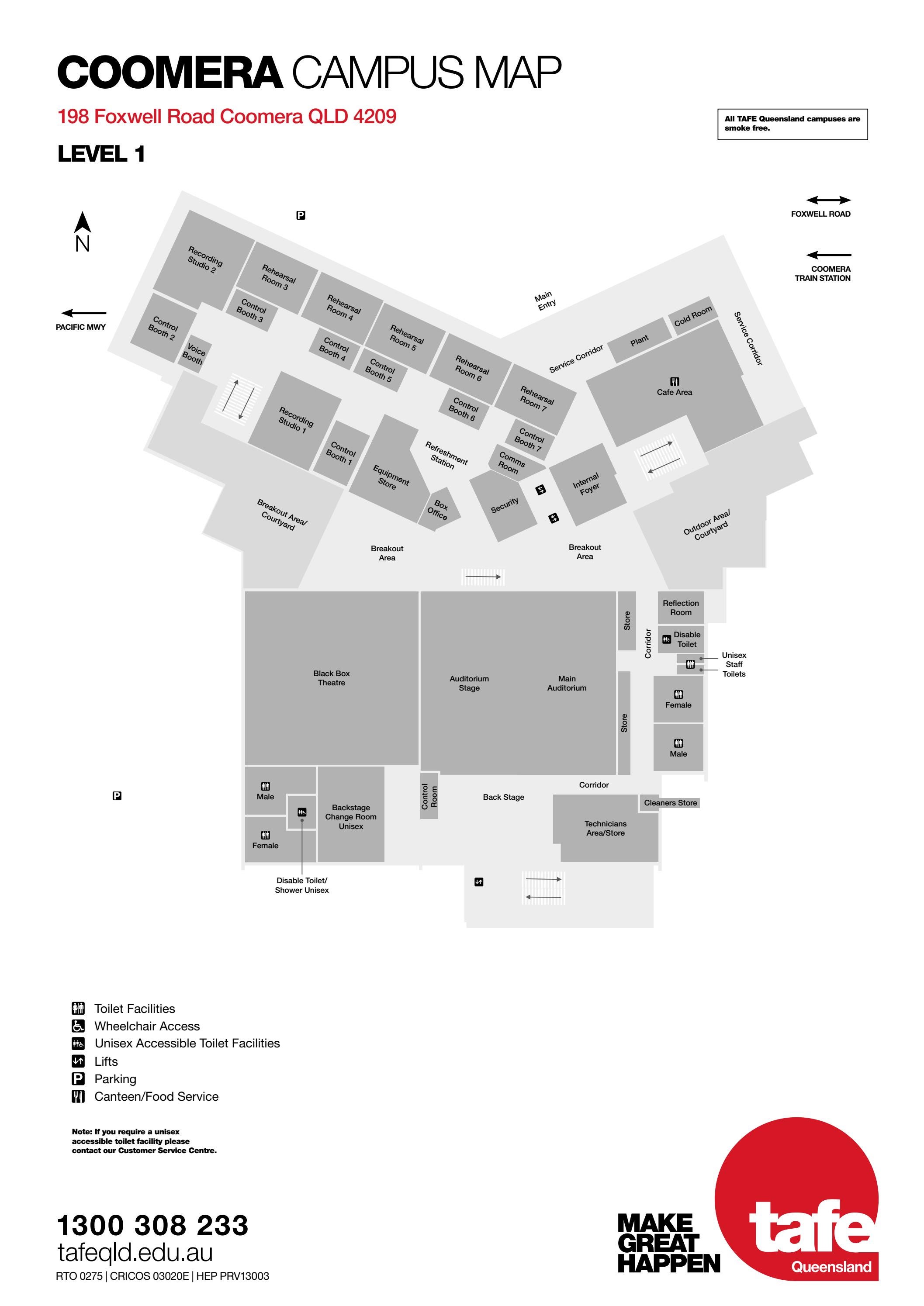 Coomera campus map by tafeqldgc - Issuu