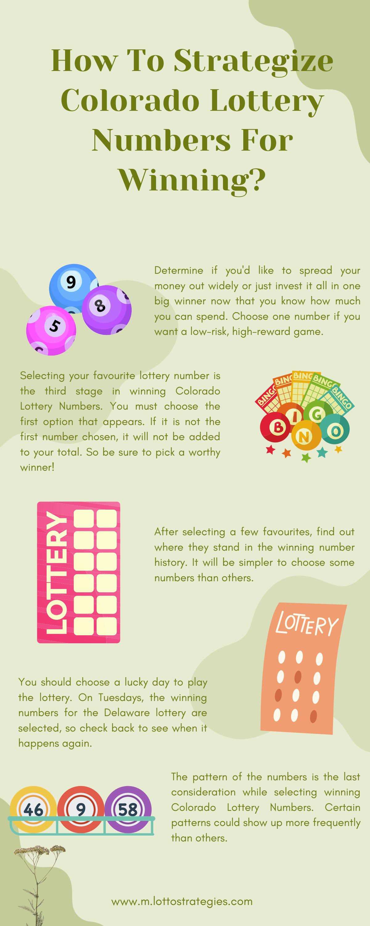 Colorado Lottery Winning Numbers by Lotto Strategies - Issuu