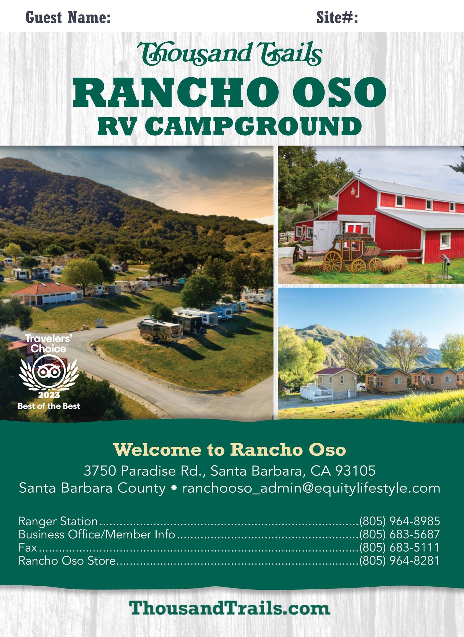 Thousand Trails Rancho Oso Guest Ranch & Stables by AGS/Texas ...