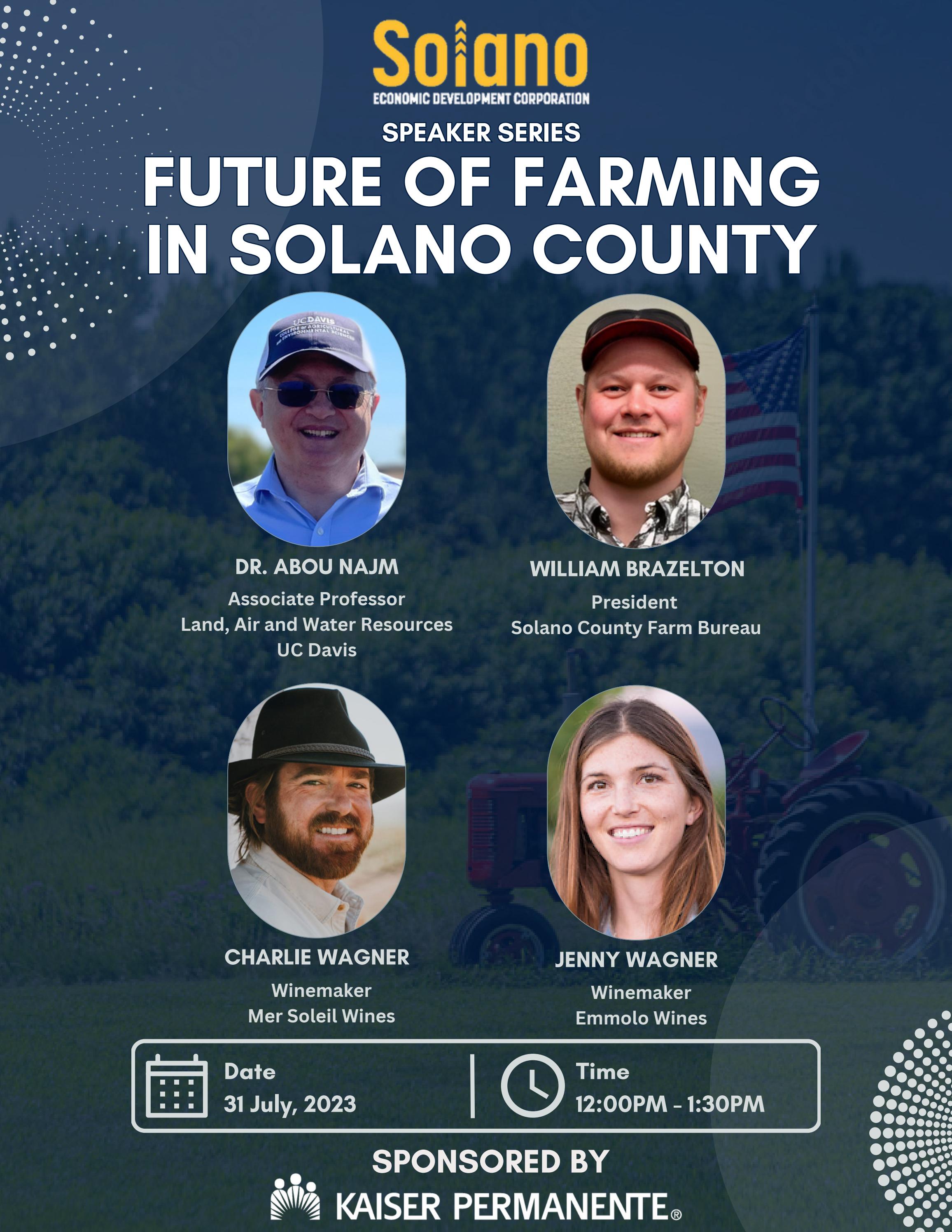 Solano EDC Speaker Series: Panelist Bios by solanoedc - Issuu