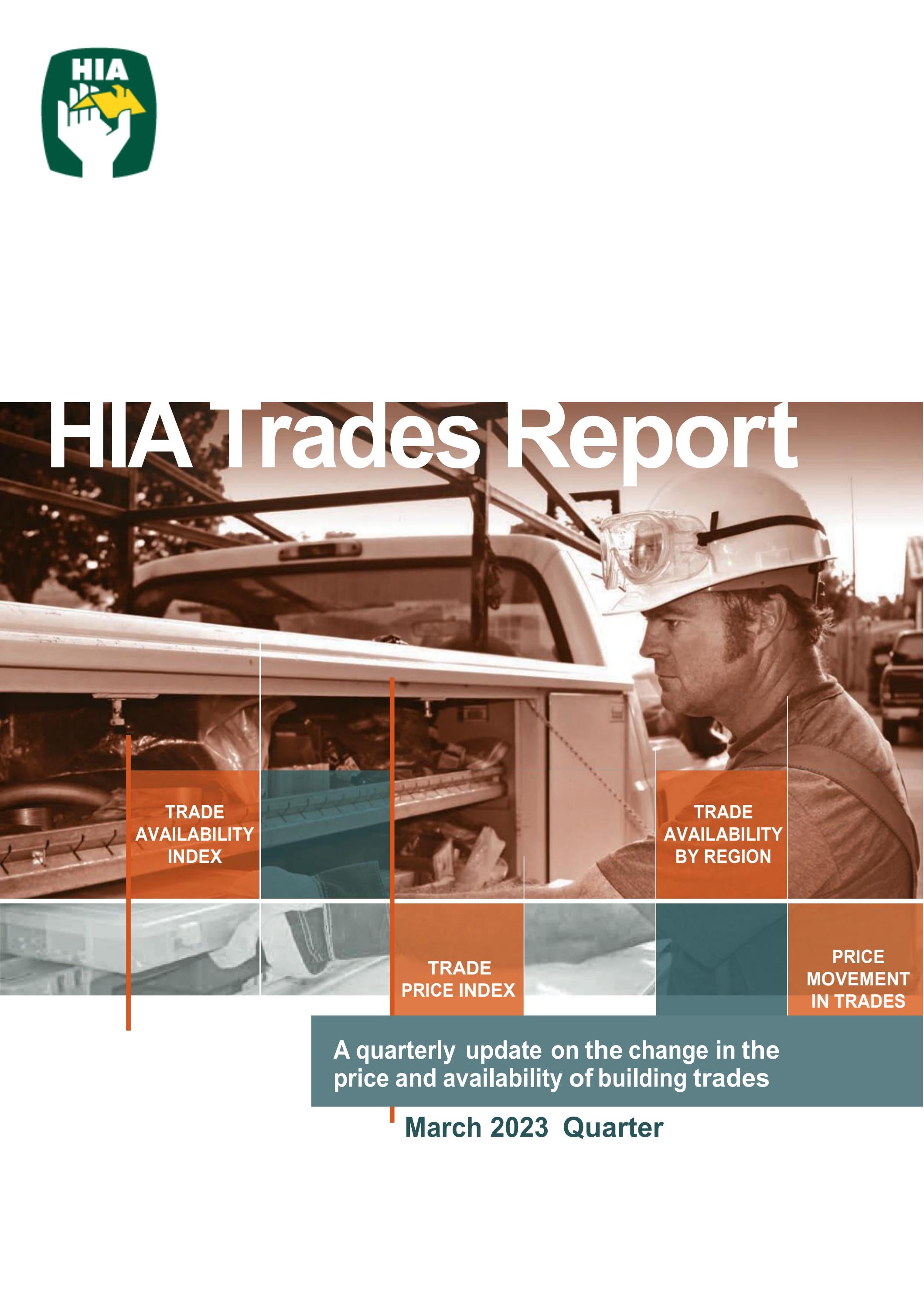 HIA Trades Report March 2023 by Betta Home Living - Issuu