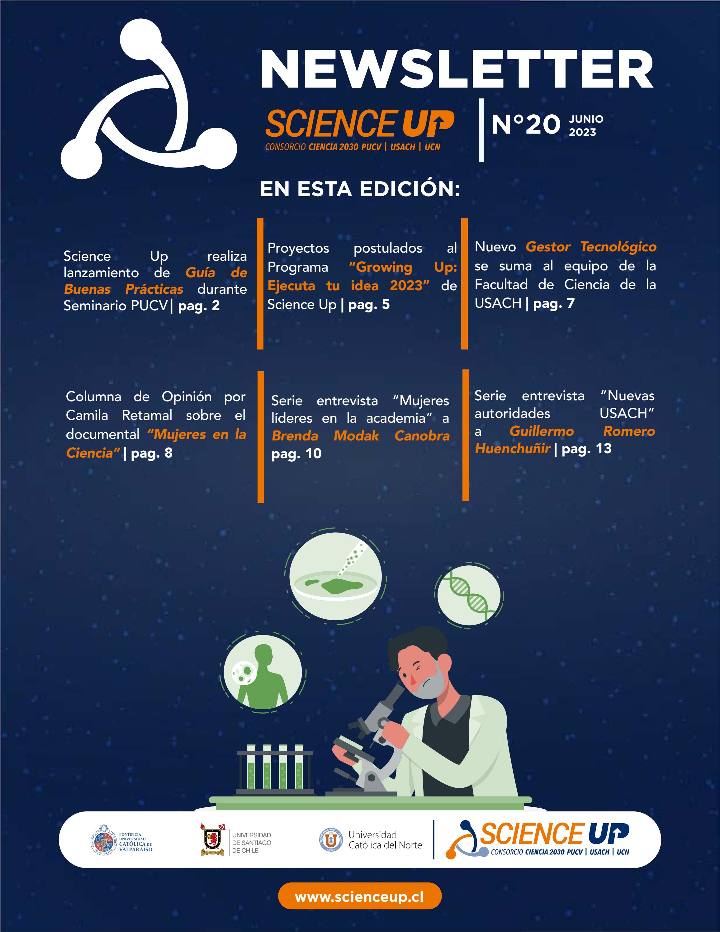 Newsletter N°20 - Science Up by scienceupcl - Issuu