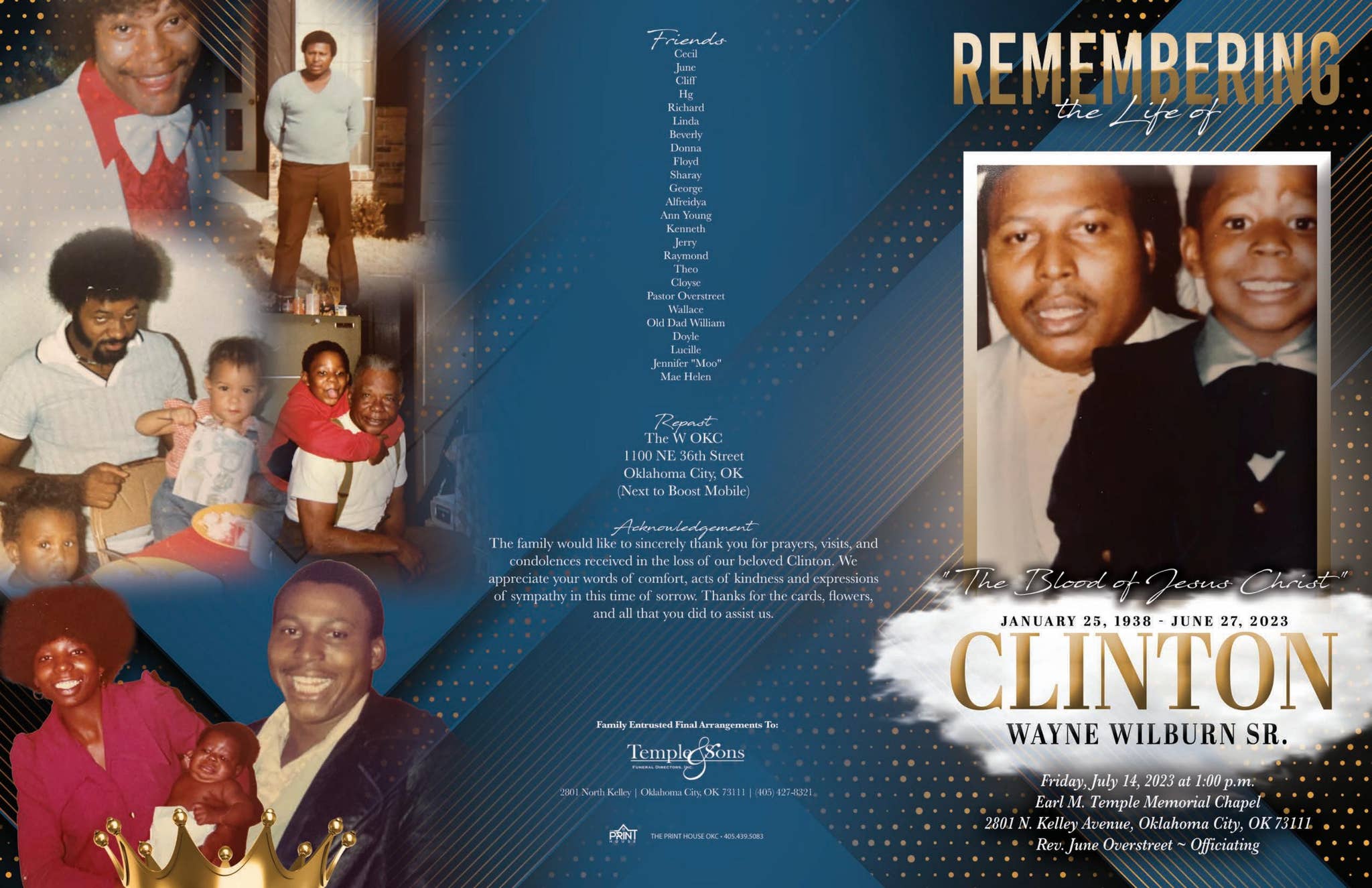 Clinton Wayne Wilburn Program by The Print House - Issuu