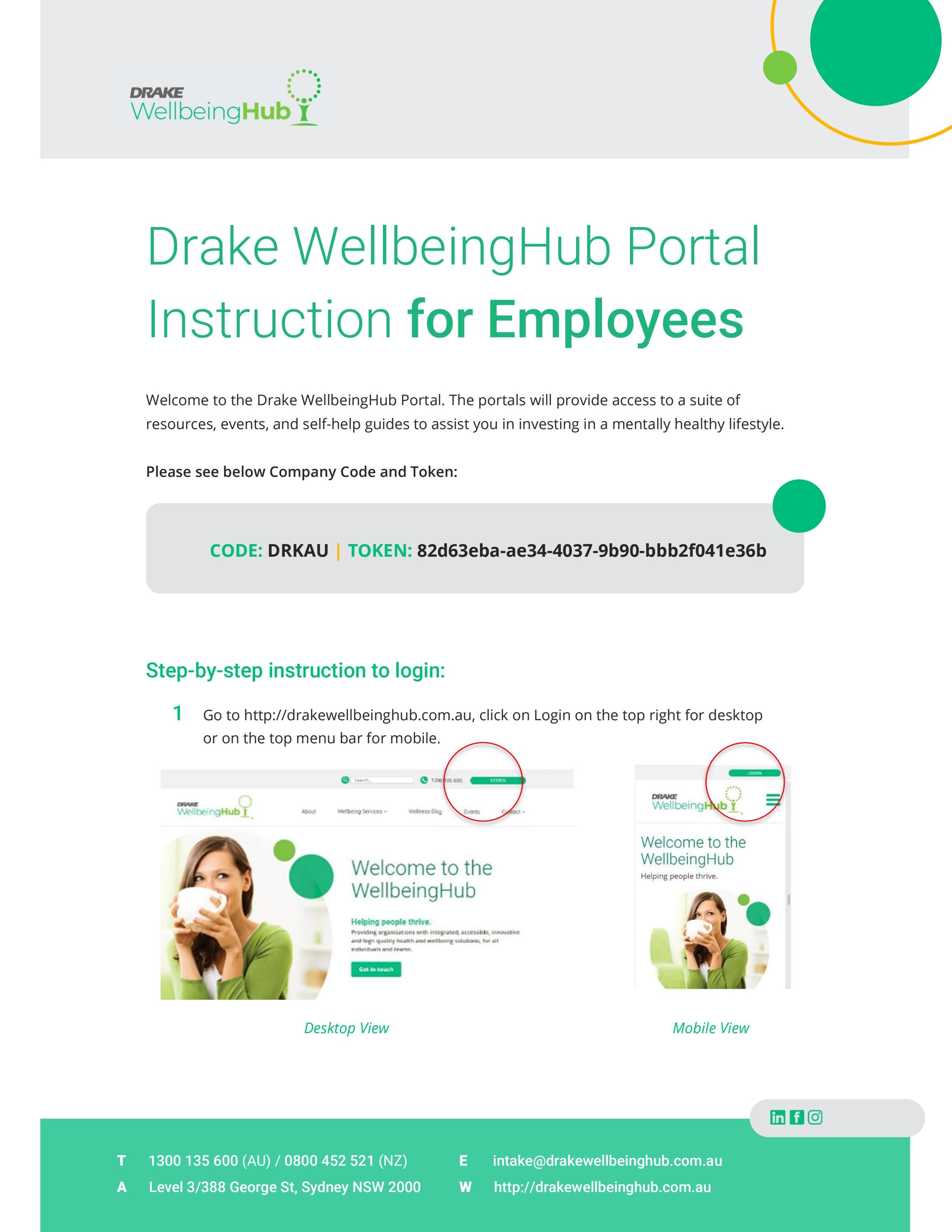 Employee Portal Login Guide by DrakeANZ - Issuu