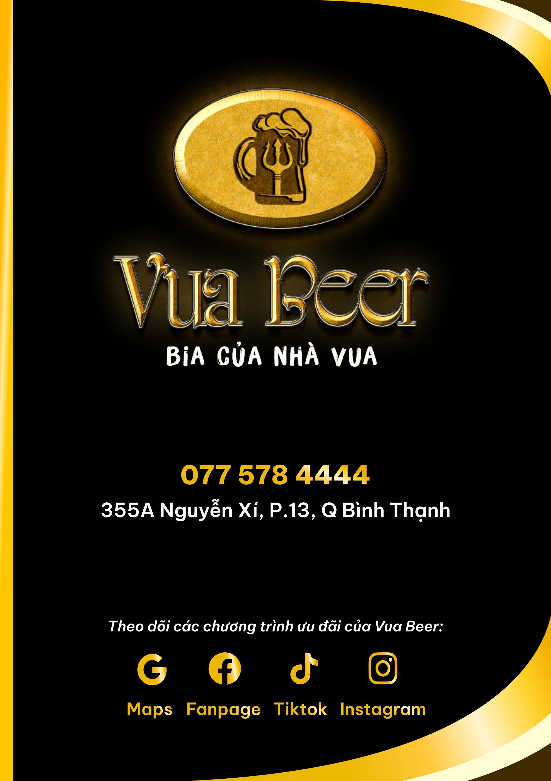 Menu Vua Beer by Quyen Do - Issuu