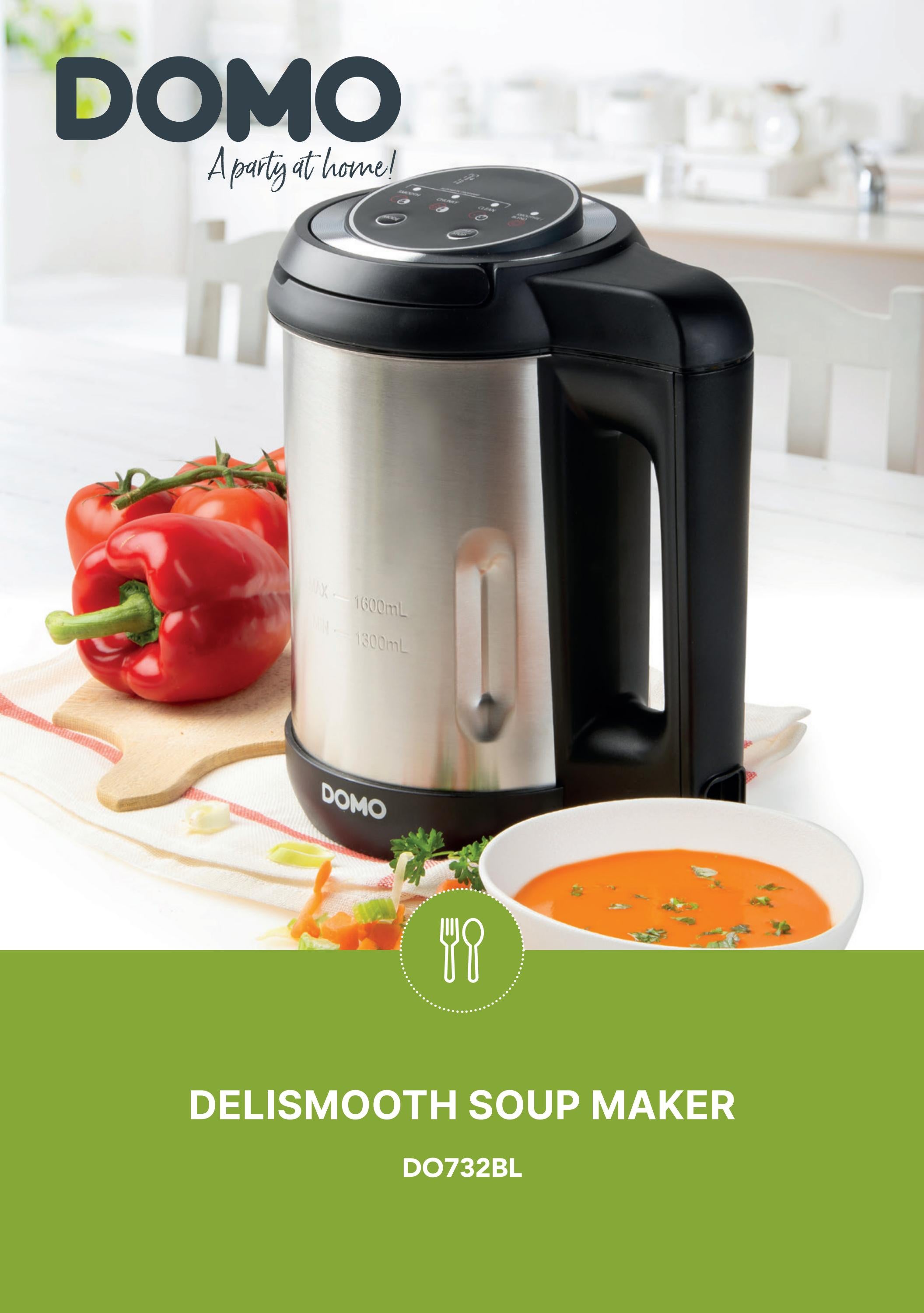 DOMO - DO732BL - soup maker DeliSmooth - recipe booklet by DOMO Elektro - Issuu