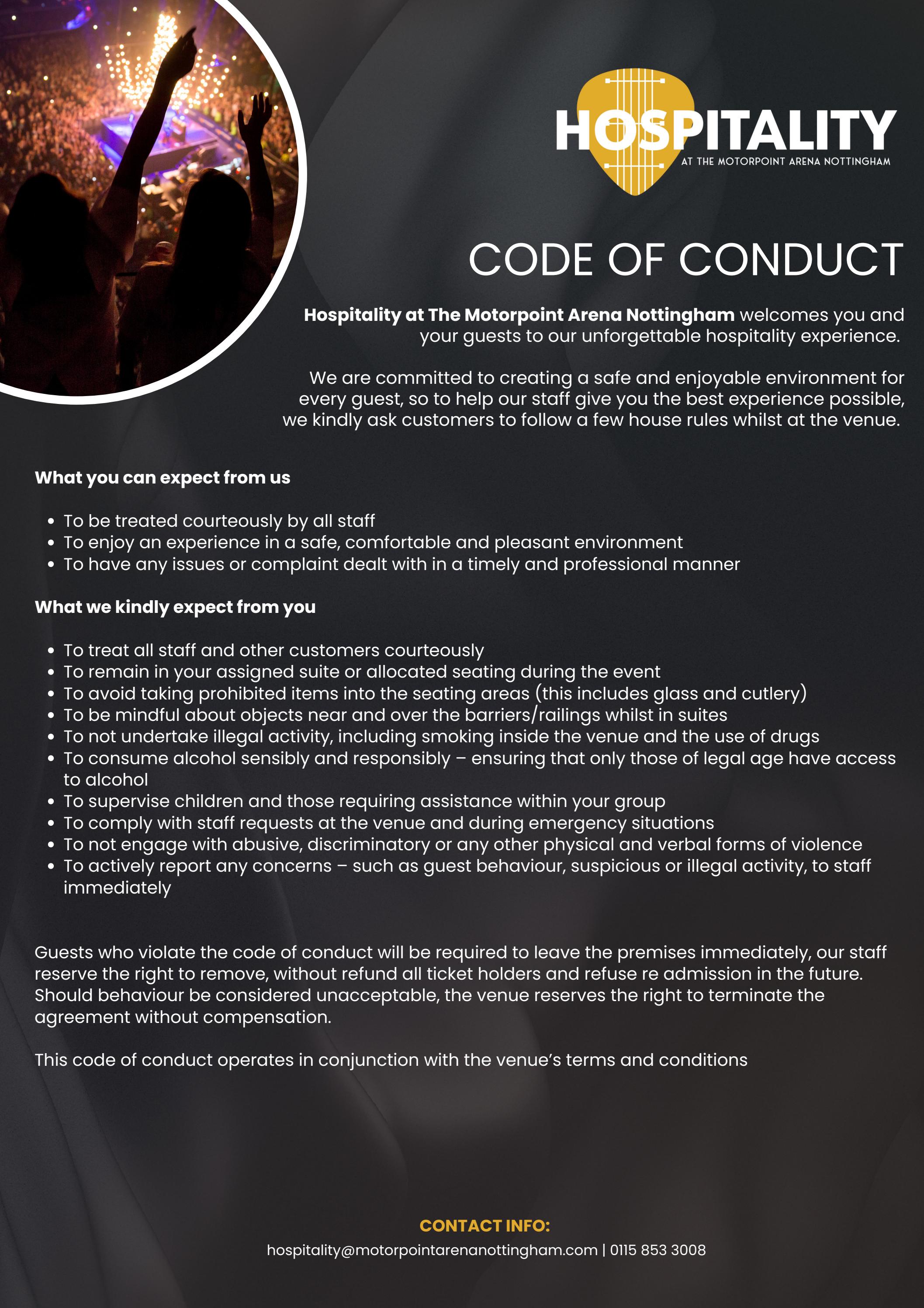 Hospitality Code of Conduct by AnnualHospitalityMPA - Issuu