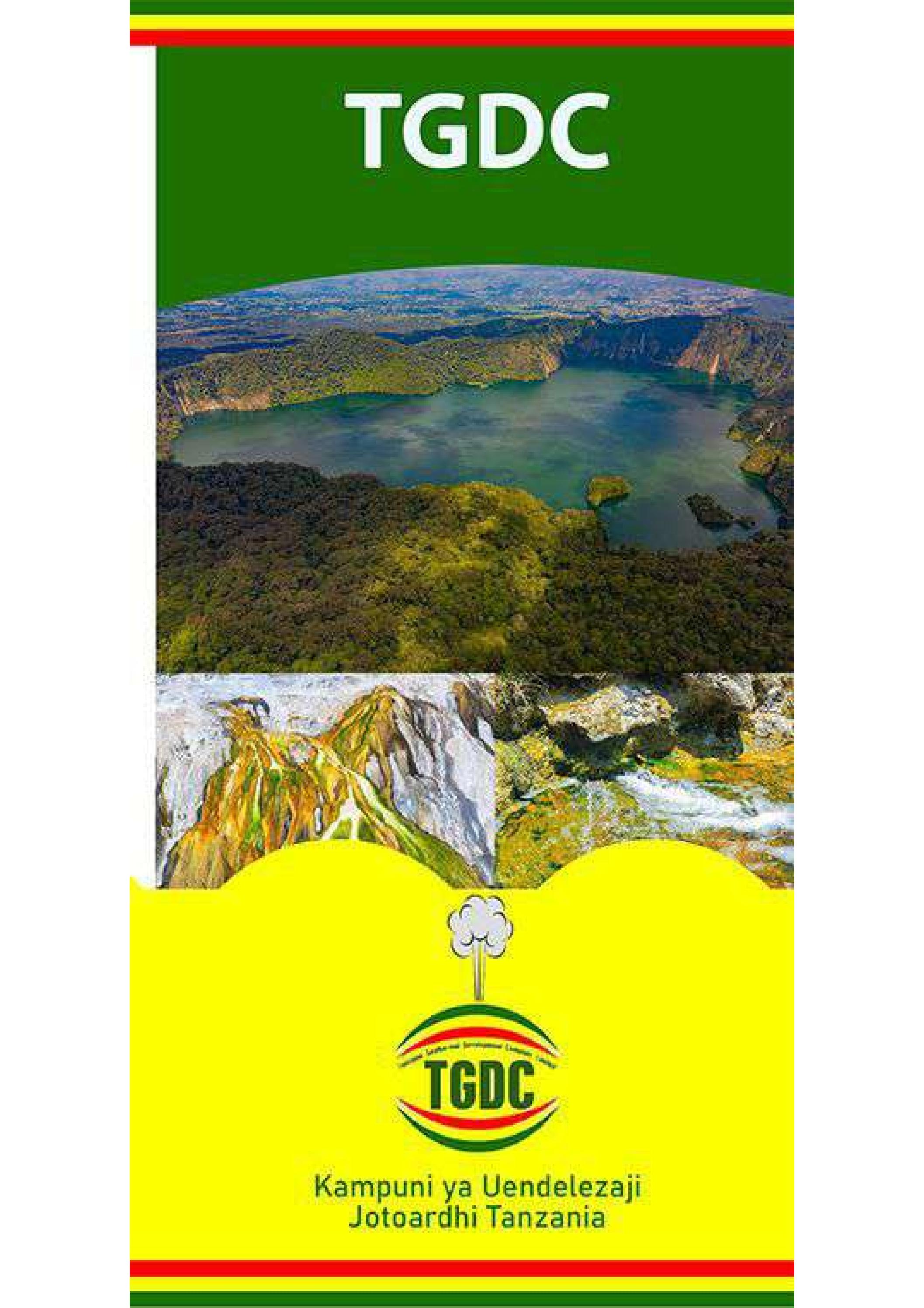 TGDC Swahili Brochure by TGDC TANZANIA - Issuu