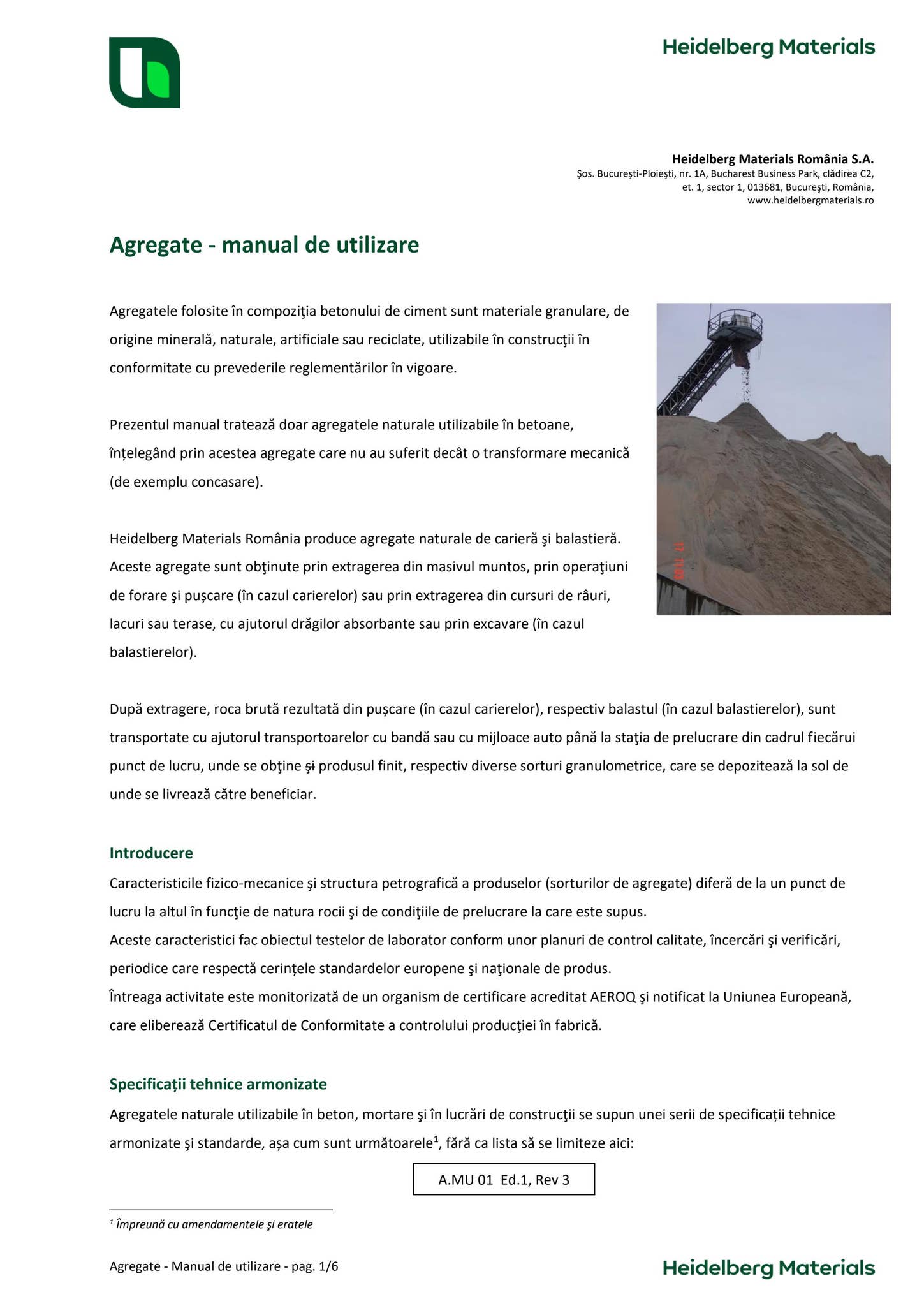 Manual utilizare Agregate_ 07.2023 by Heidelberg Materials Romania - Issuu