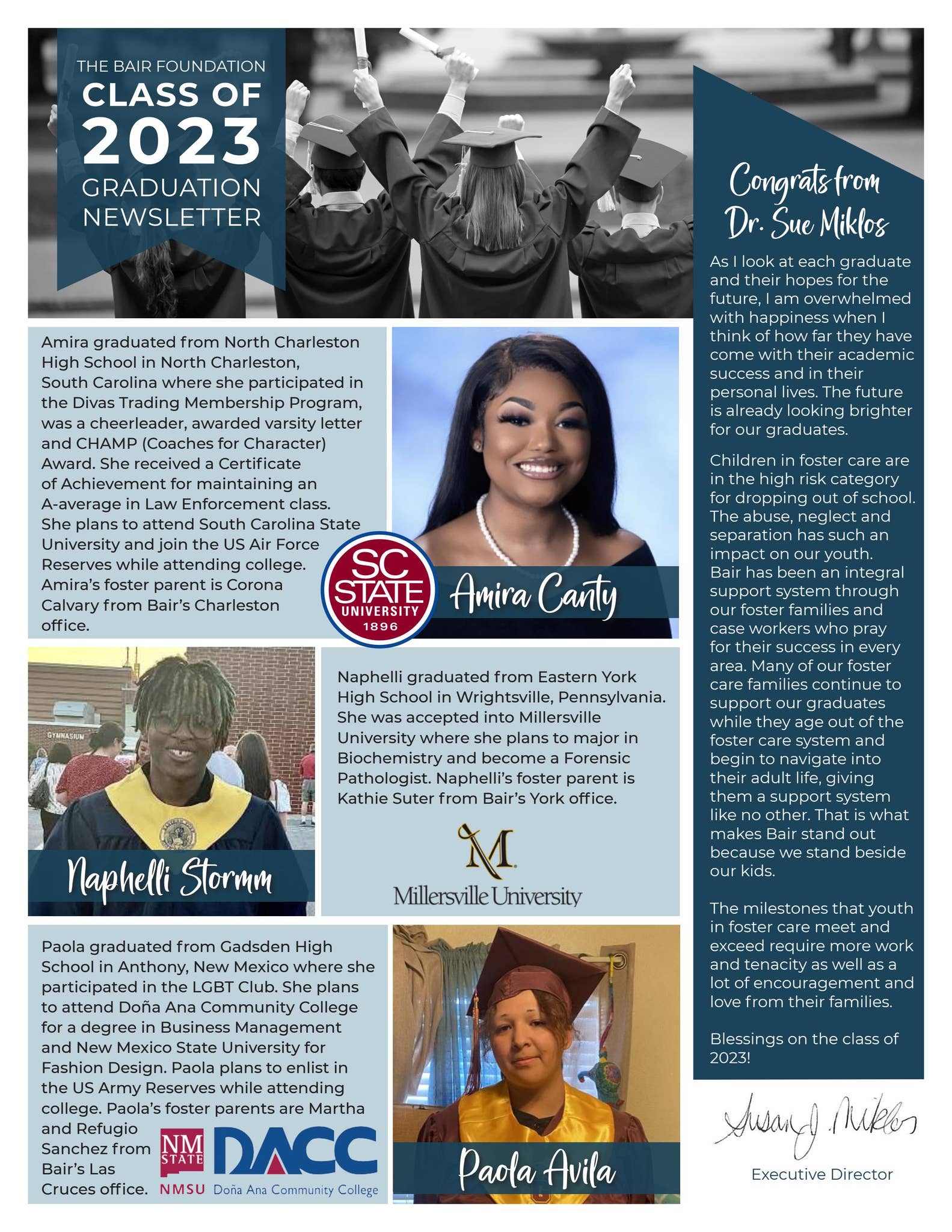 2023 Bair Graduation Newsletter by The Bair Foundation - Issuu