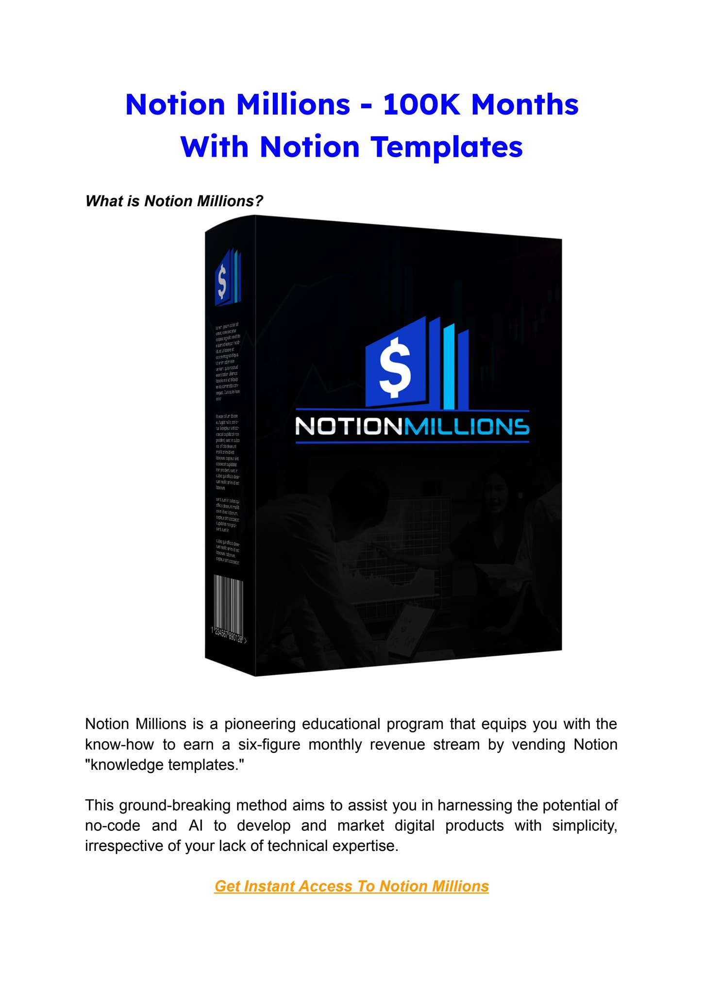 Notion Millions - 100K Months With Notion Templates by simeds - Issuu