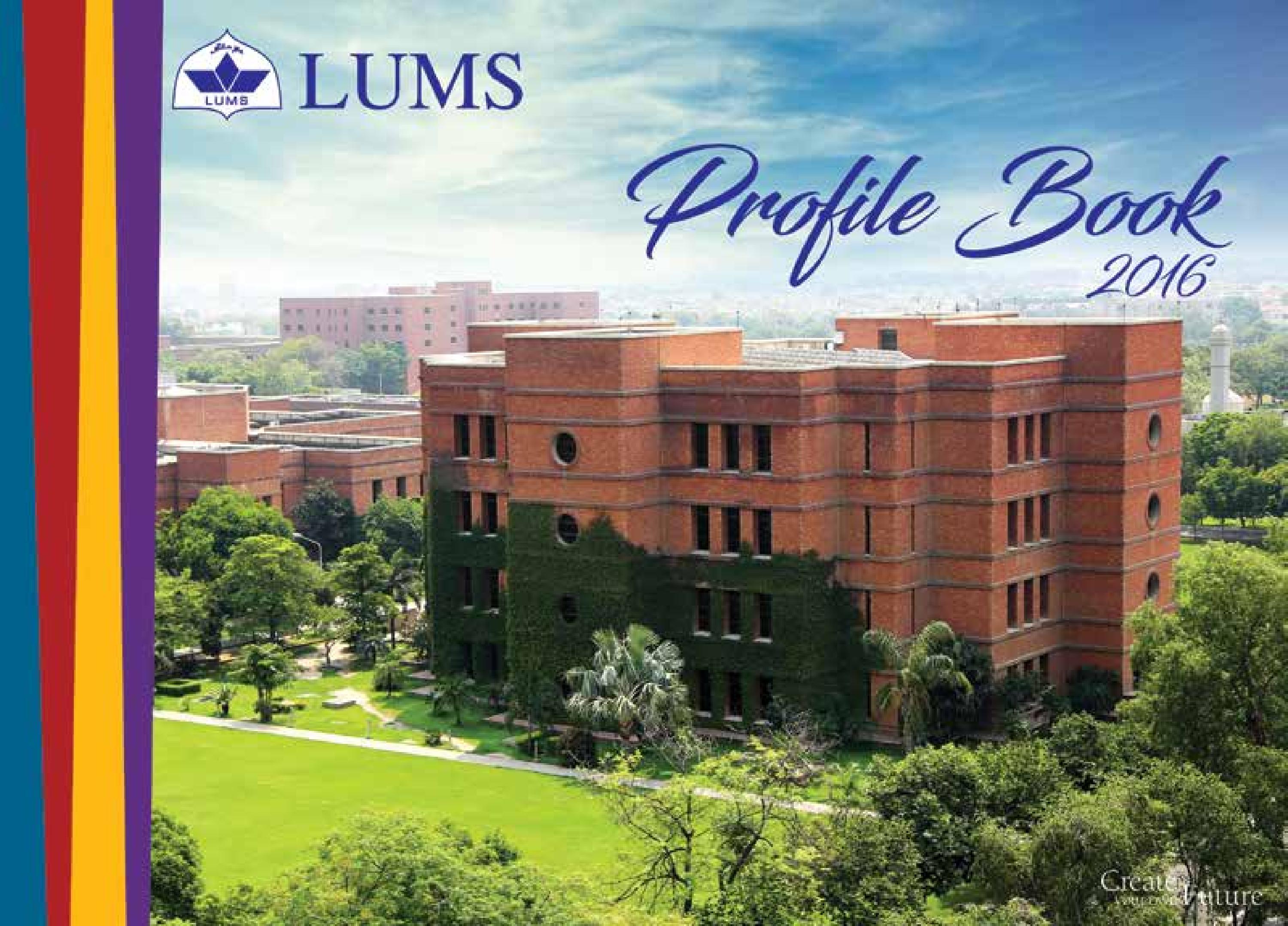 LUMS Profile 2016 by Ali Shahbaz - Issuu