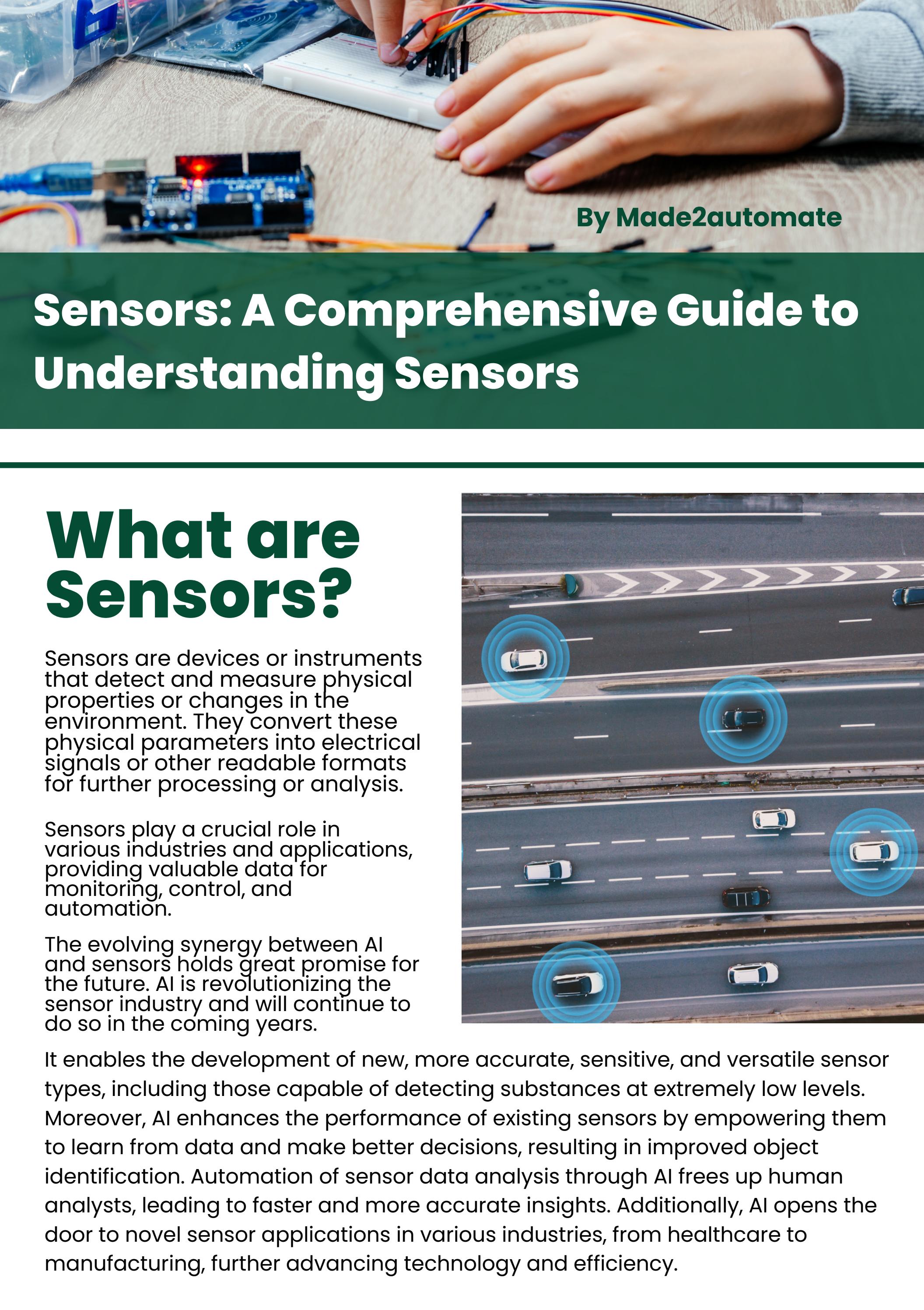 Sensors : A Comprehensive Guide to Understanding Sensors by Shweta Mishra - Issuu