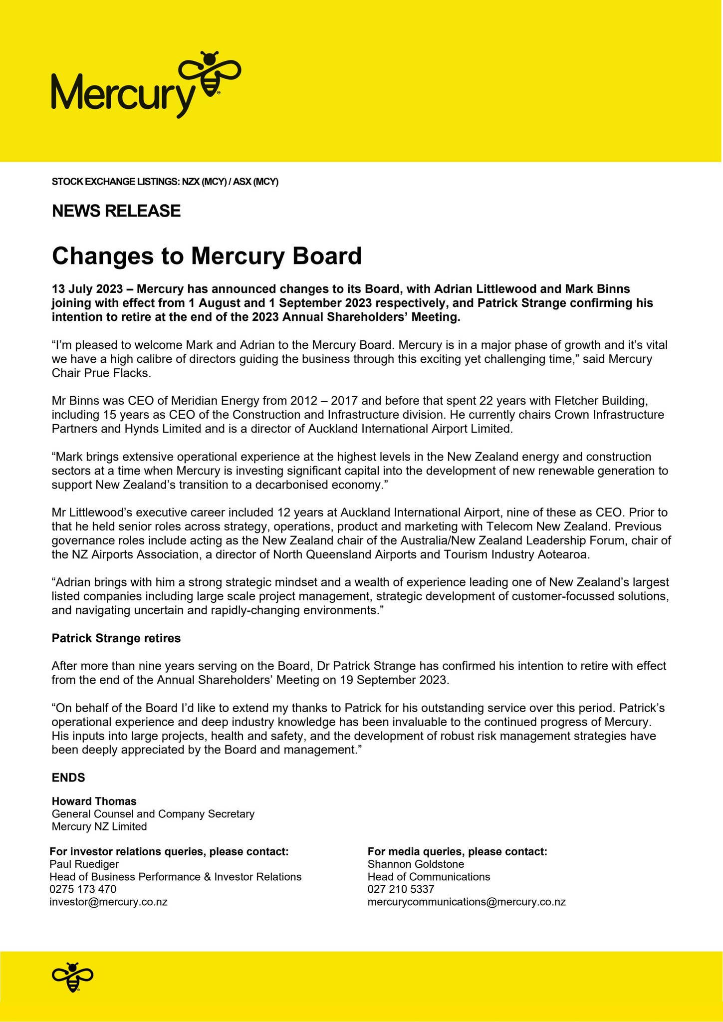 Changes to Mercury Board by Mercury - Issuu