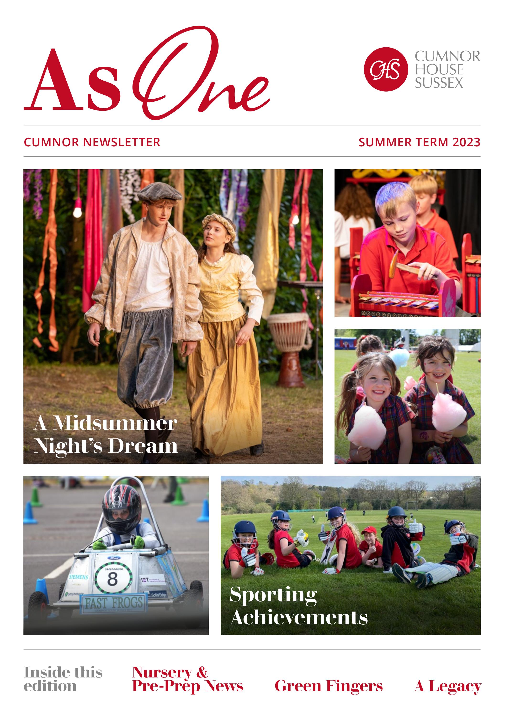 As One Cumnor Newsletter Summer Term 2023 by Cumnor House Sussex - Issuu