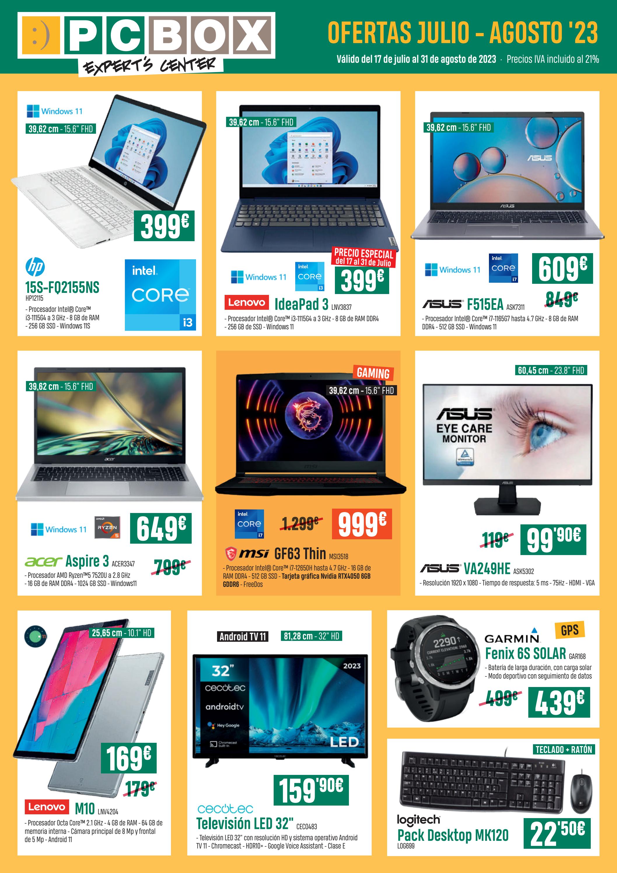 Ofertas Julio-Agosto '23 I PC Box by Ticnova Quality Team - Issuu