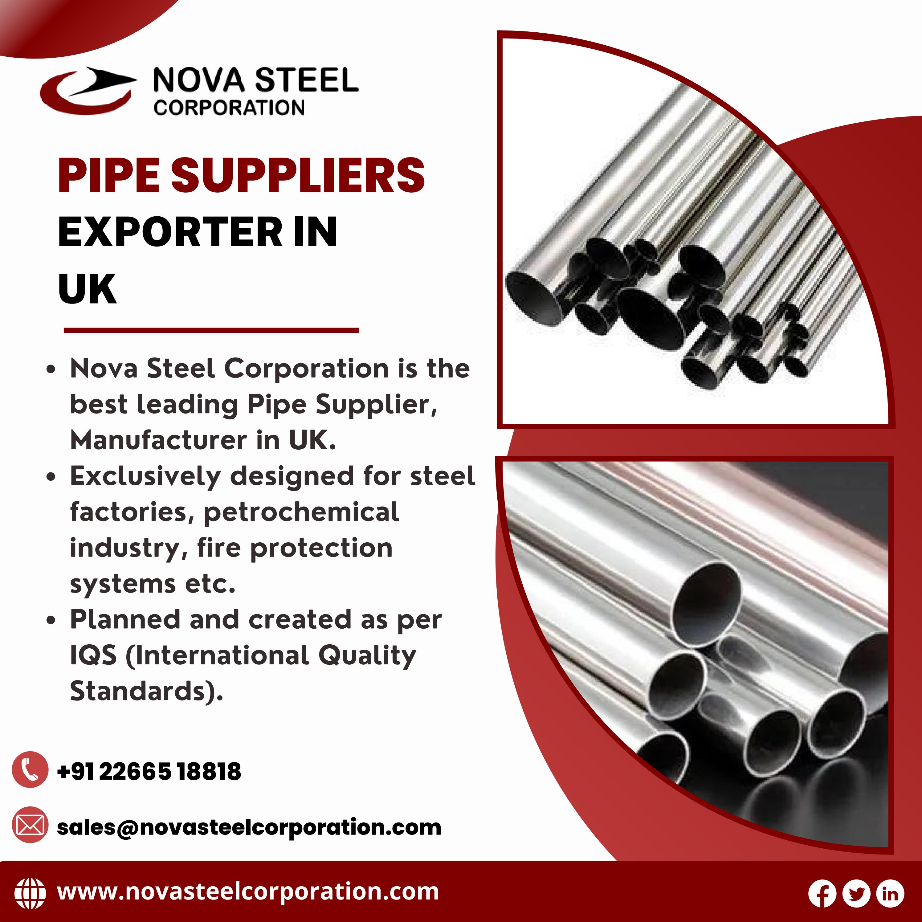 Pipe Suppliers Exporter in UK, Exporter in UAE, Exporter in SAUDI ...