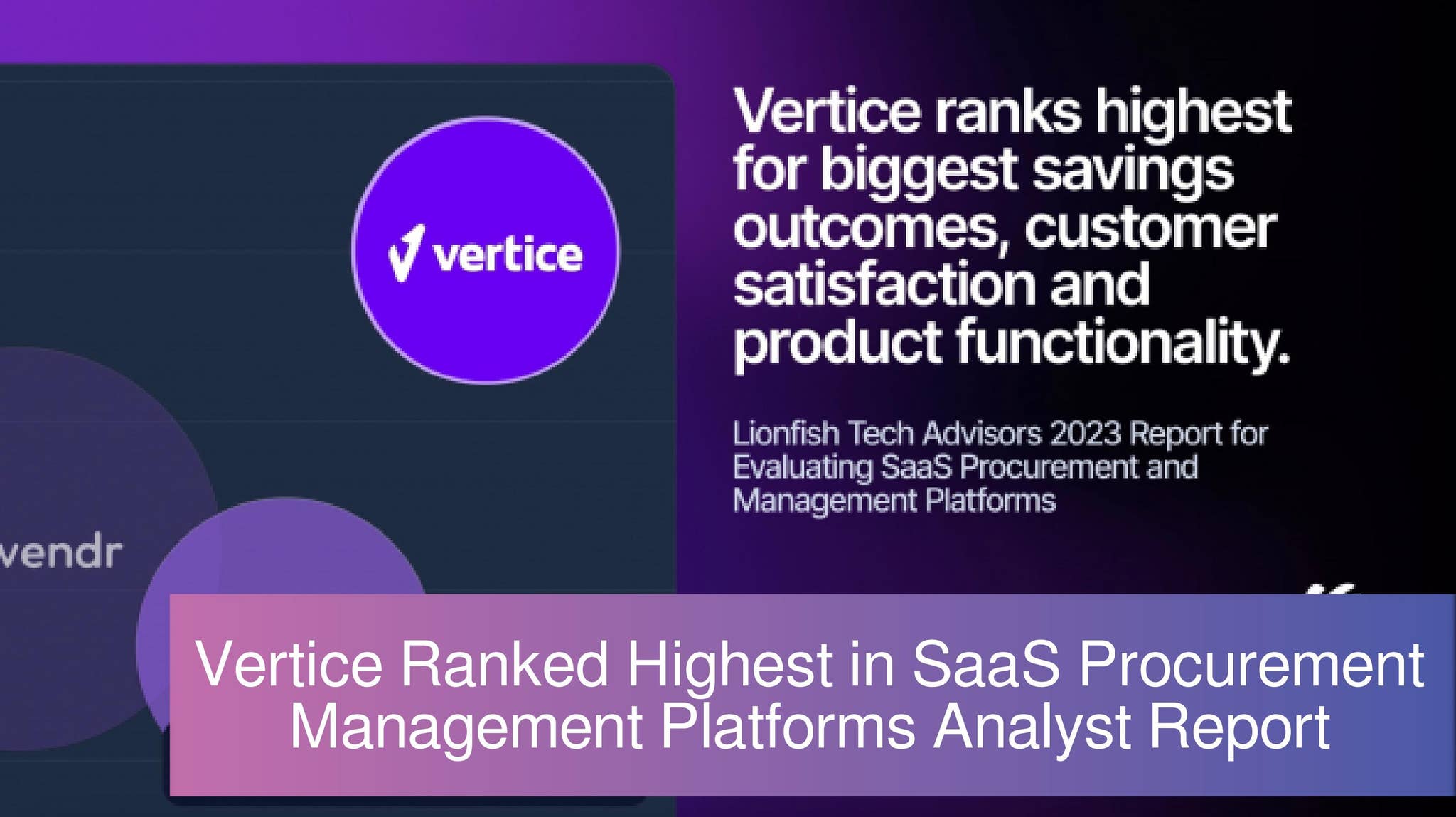Vertice Ranked Highest in SaaS Procurement Management Platforms Analyst Report by ...