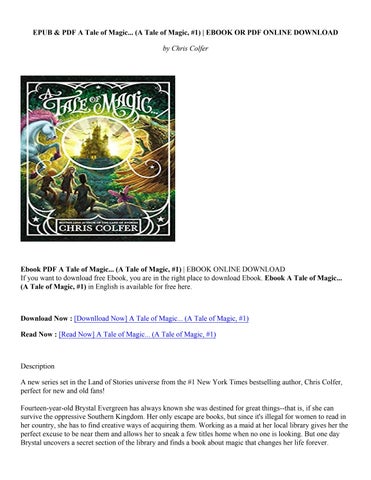 (Download PDF/Epub) A Tale of Magic... (A Tale of Magic, #1) - Chris ...