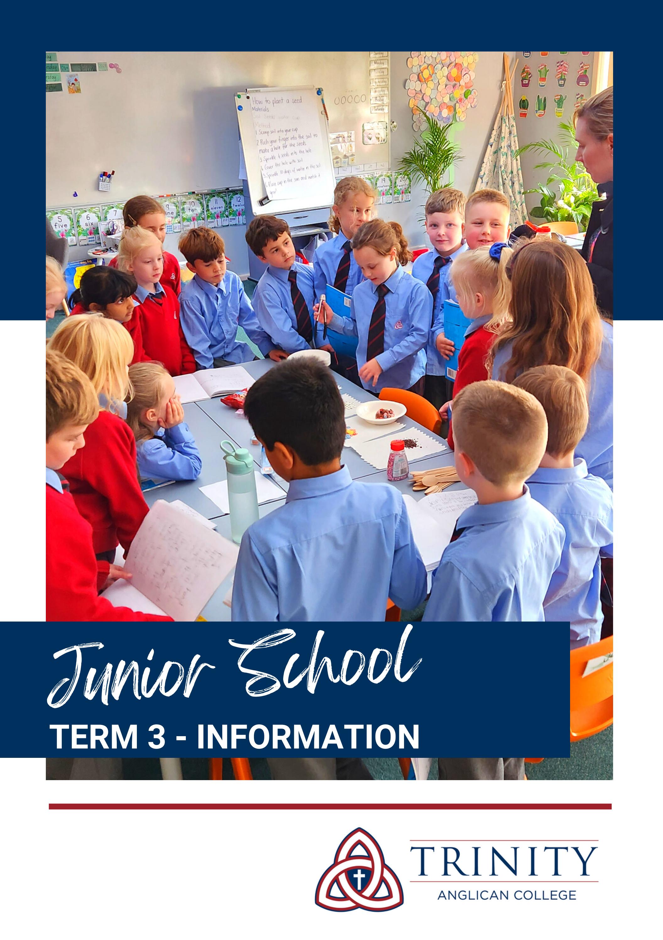 Junior School - Term 3 by trinityanglicancollege - Issuu