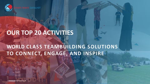 DT Top 20 Activities by Teambuilding - Issuu