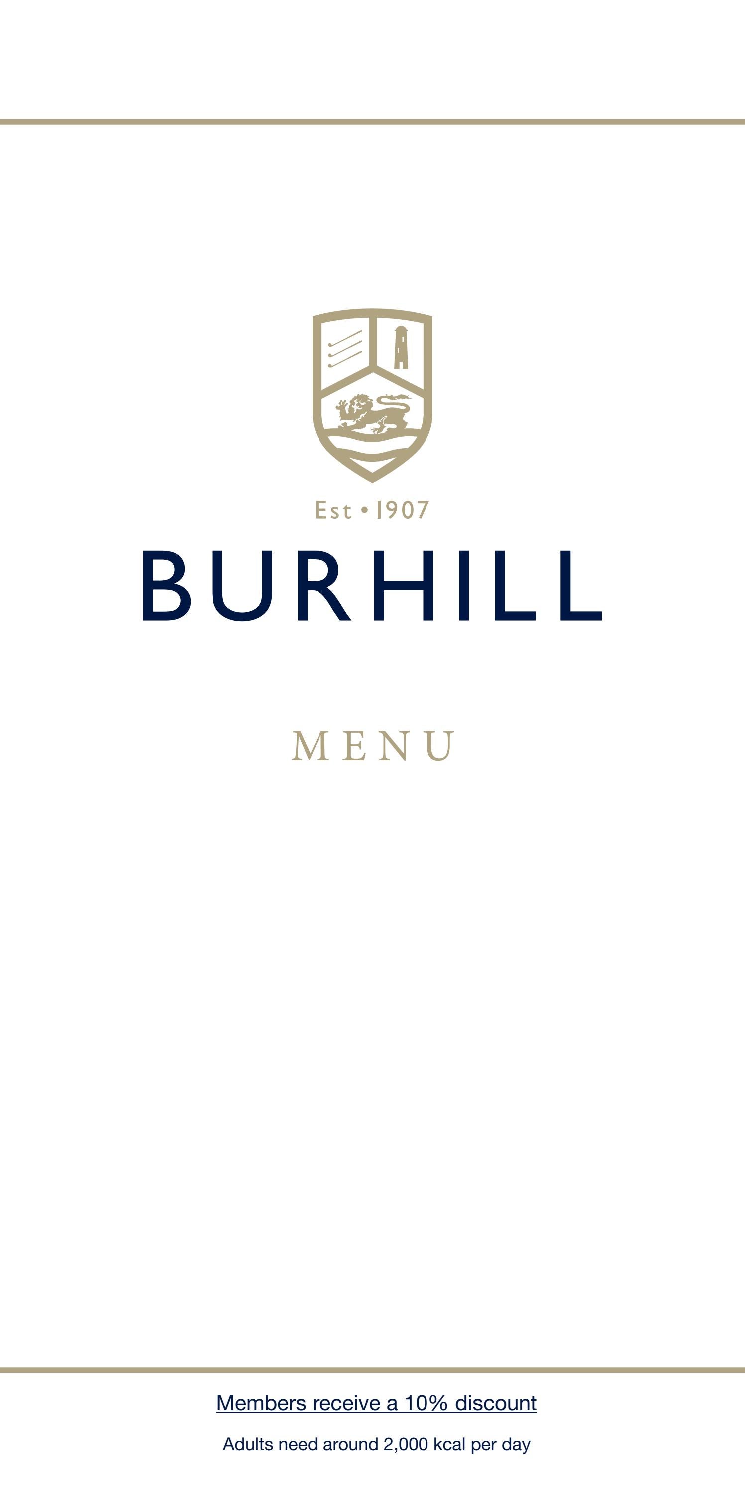 Burhill Restaurant Menu by Burhill Golf & Leisure - Issuu