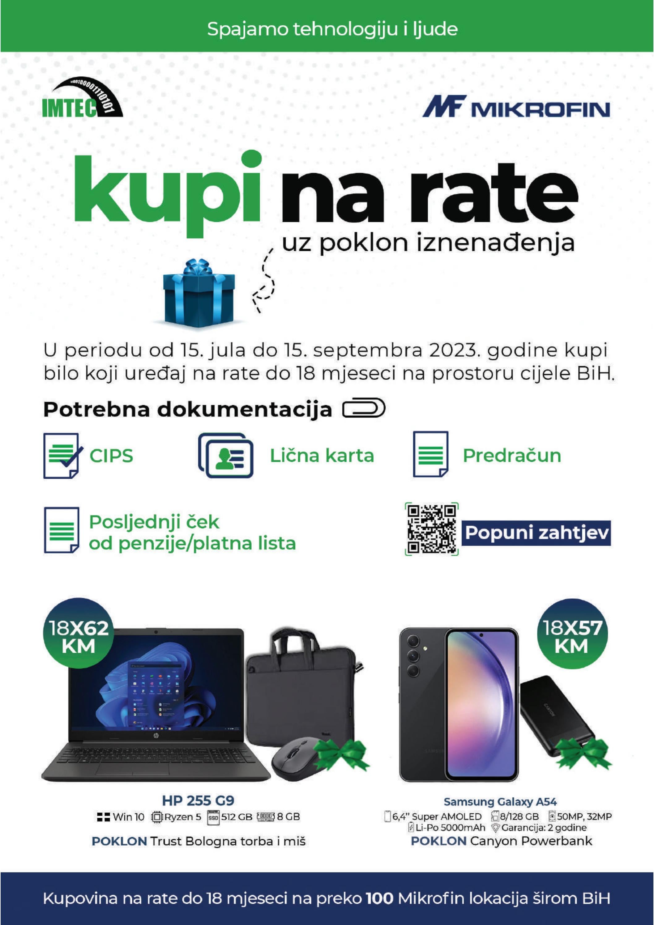 Imtec x Mikrofin: Kupi na rate uz poklon iznenađenja by IMTEC Web Shop - Issuu