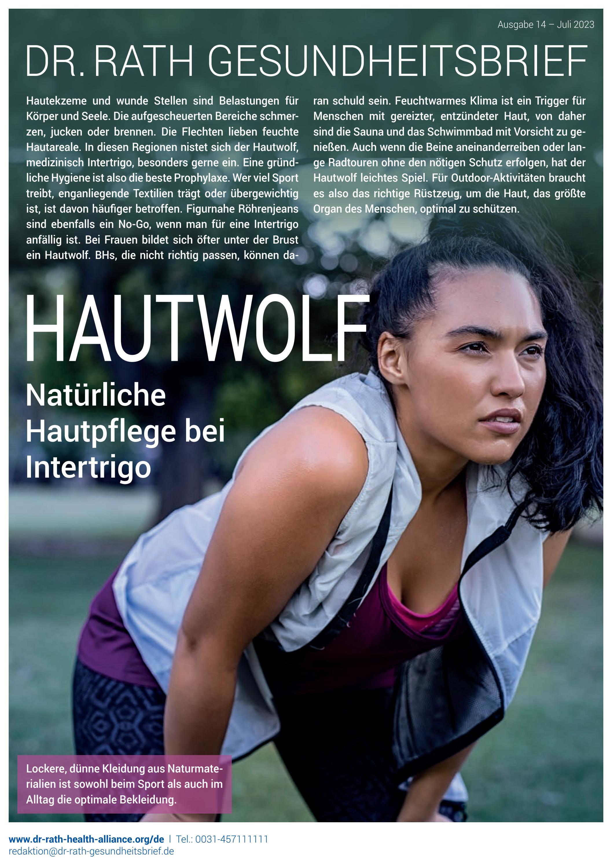 Dr. Rath Gesundheitsbrief Ausg. 14 – Juli 2023 - Natürliche Hautpflege ...