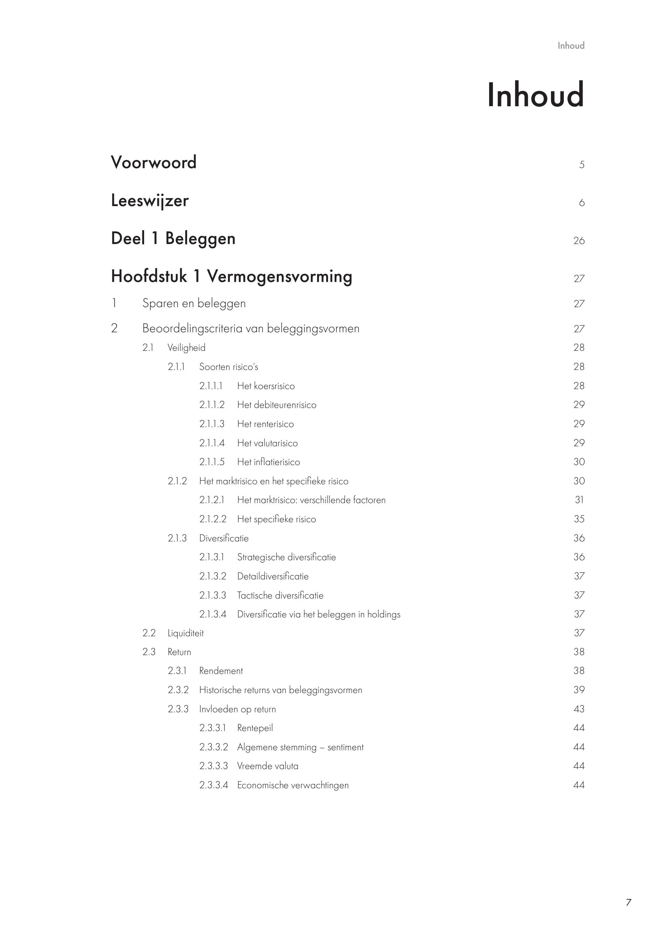 Inhoudsopgave_Beleggingsleer_2023 by VAN IN - Issuu