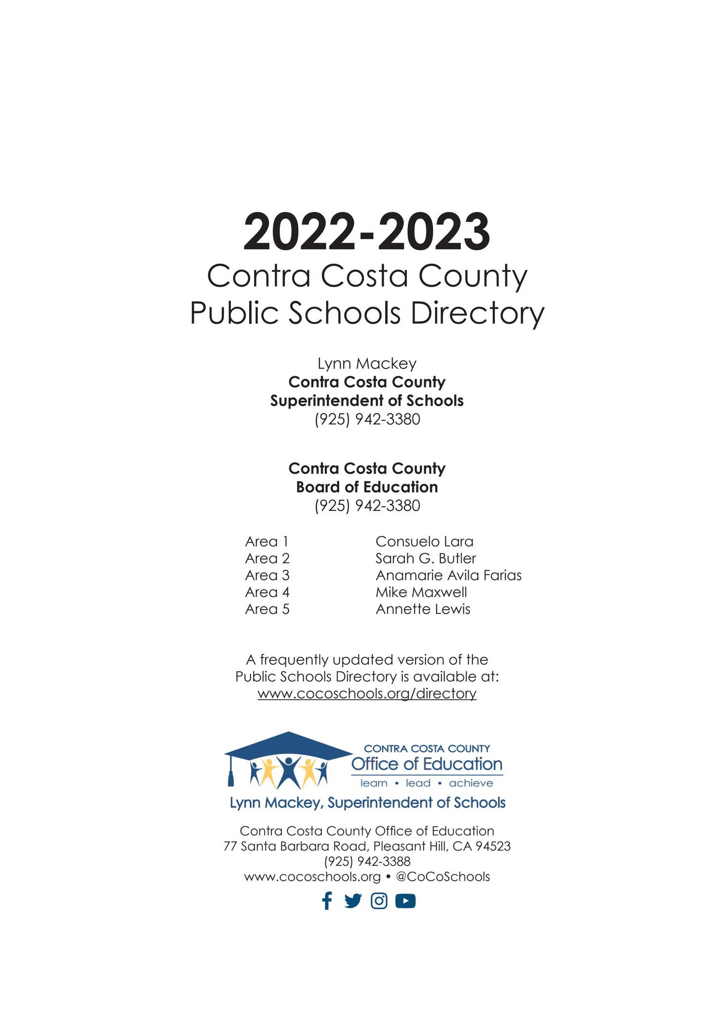 Public Schools Directory 2022-2023 by CCCOE - Issuu