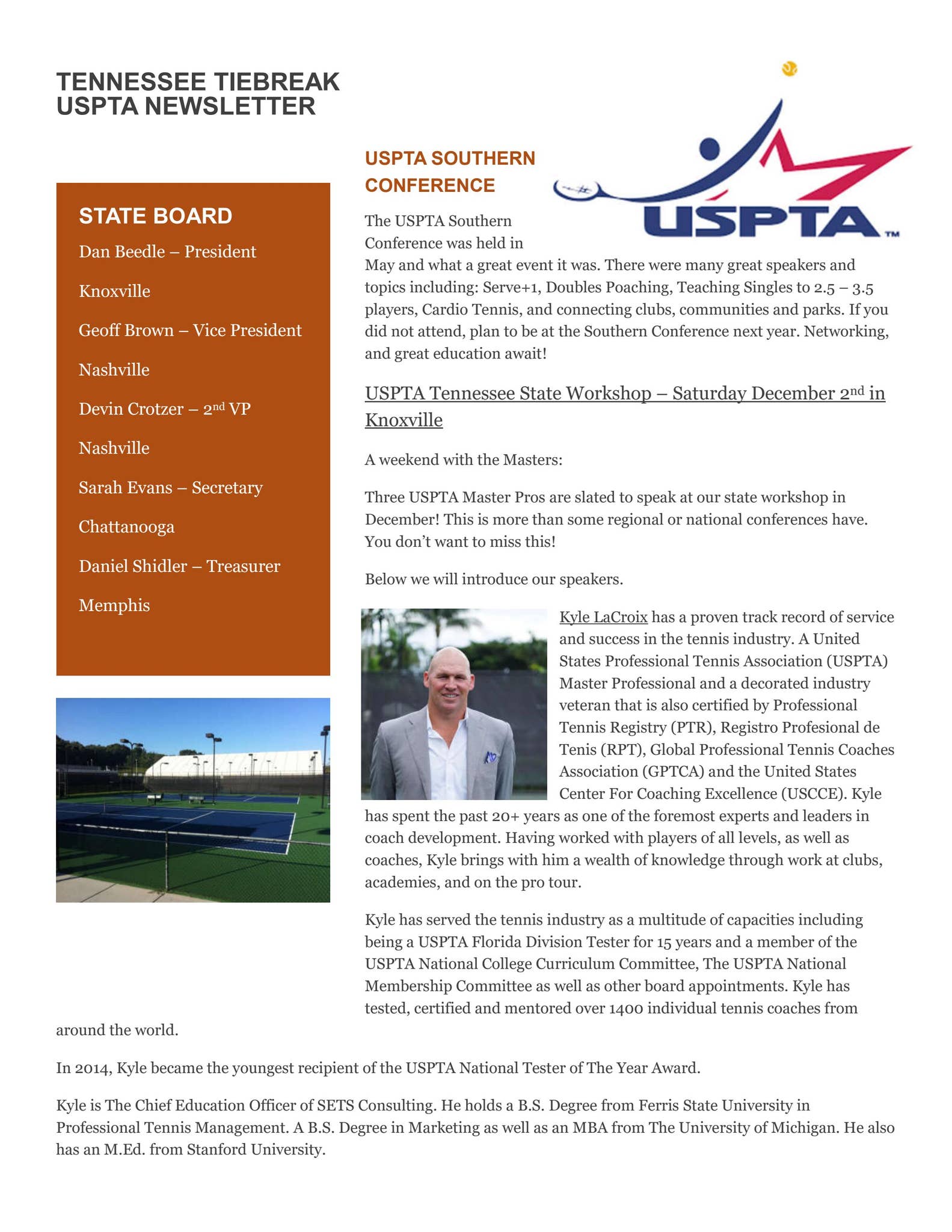 USPTA TN Newsletter Summer 2023 by USPTA Southern - Issuu