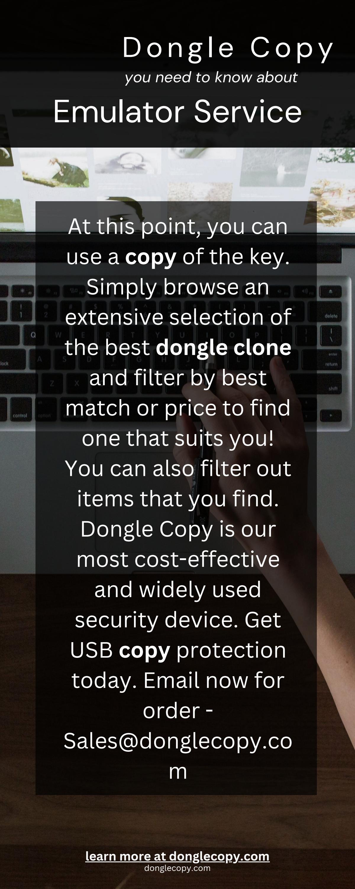 Buy a dongle Copy Clone with free shipping by Dongle Backup - Issuu