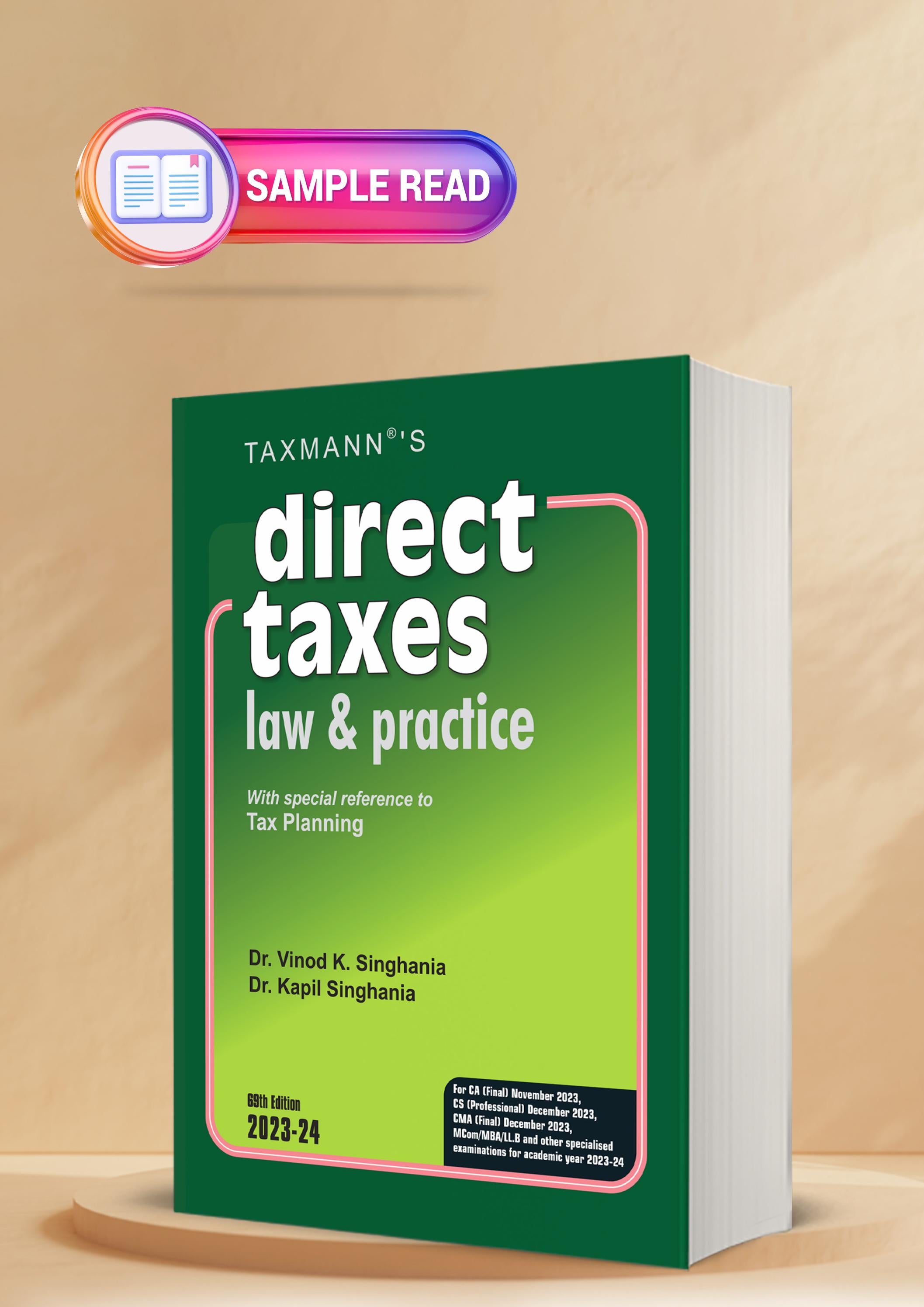 Taxmann's Direct Taxes Law & Practice with Special Reference to Tax ...