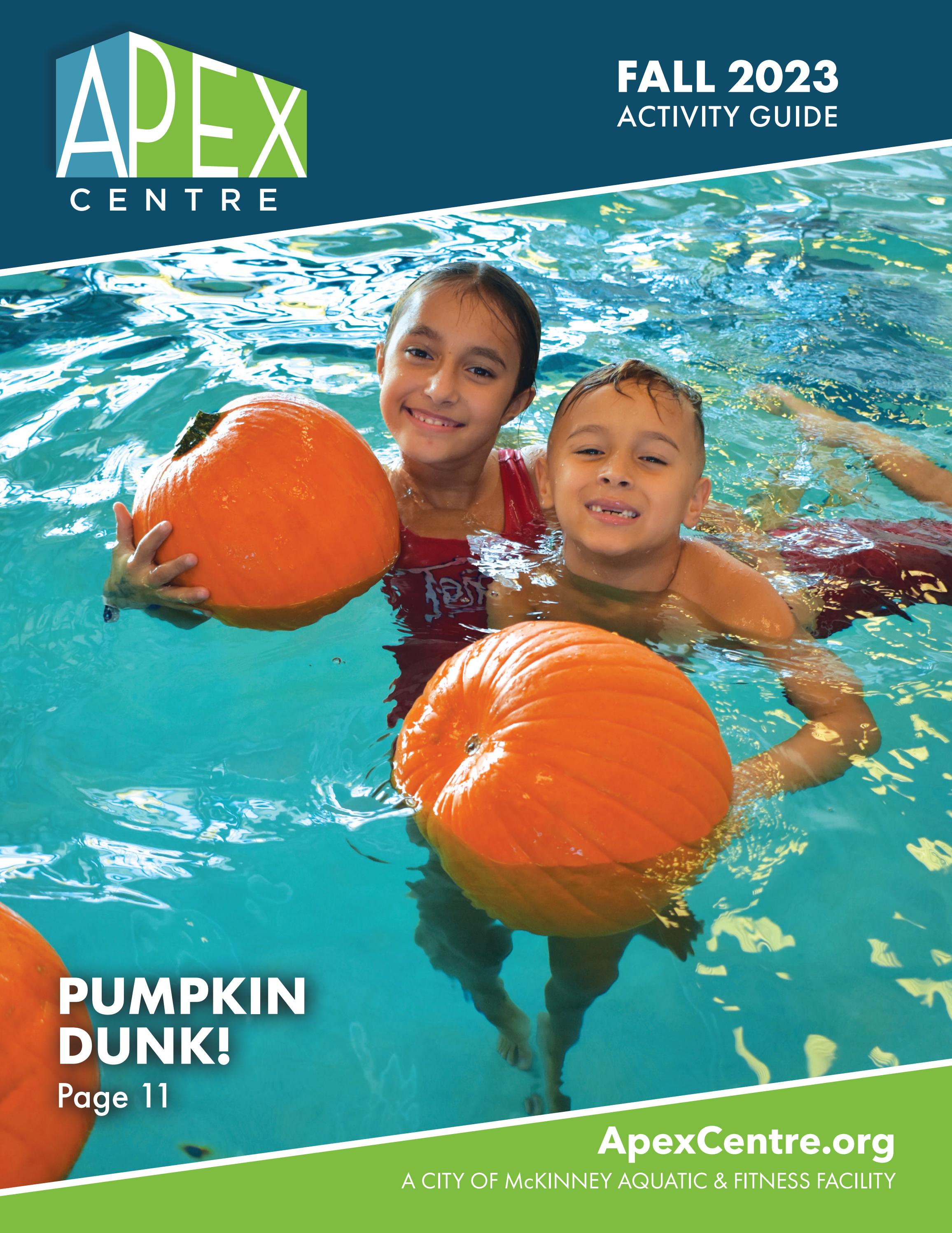Fall 2023 Activity Guide - Apex Centre by McKinney, Texas - Unique by Nature - Issuu
