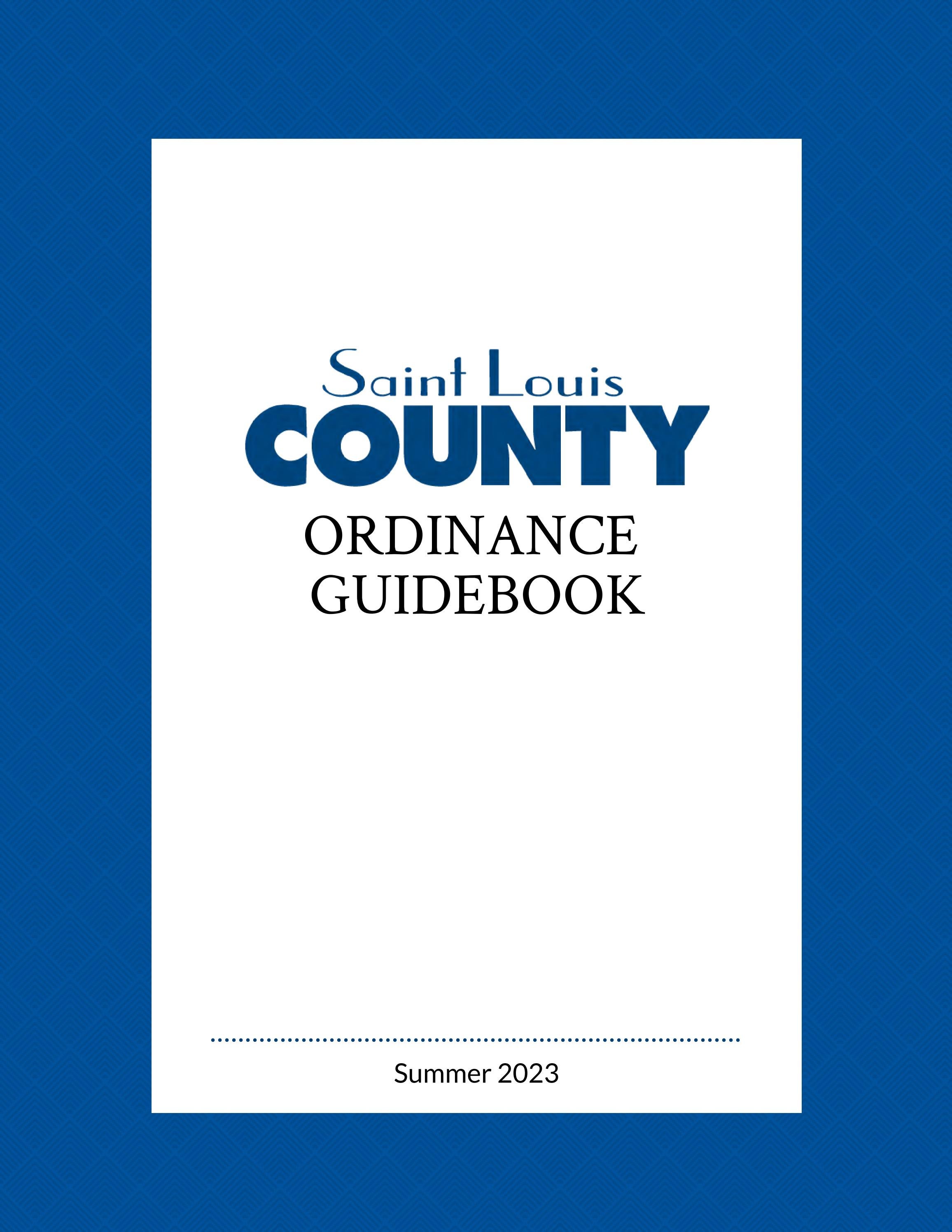 St. Louis County Ordinance Guidebook by STLCOGOV - Issuu