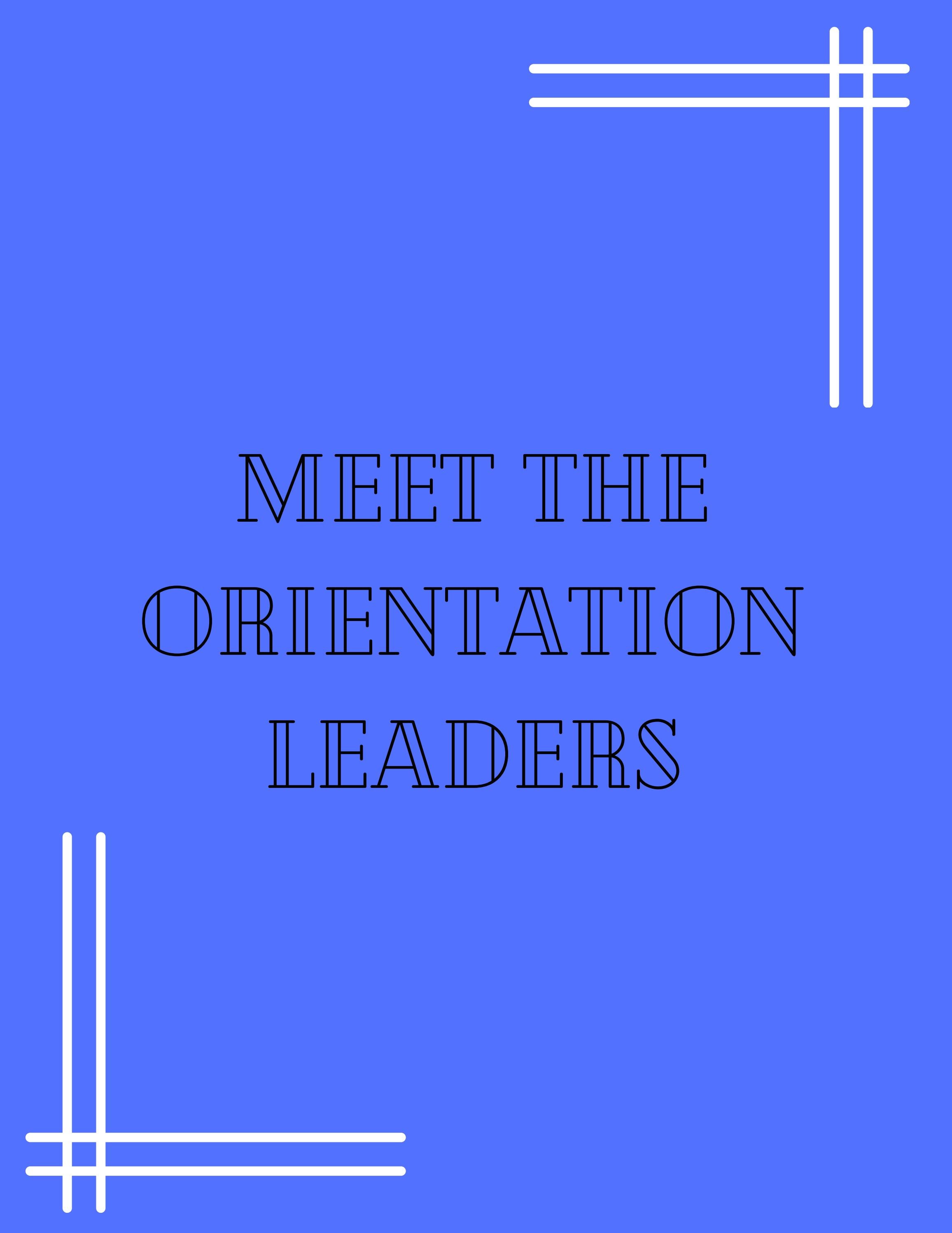Meet the Orientation Leaders by Bentley University New Student Programs ...