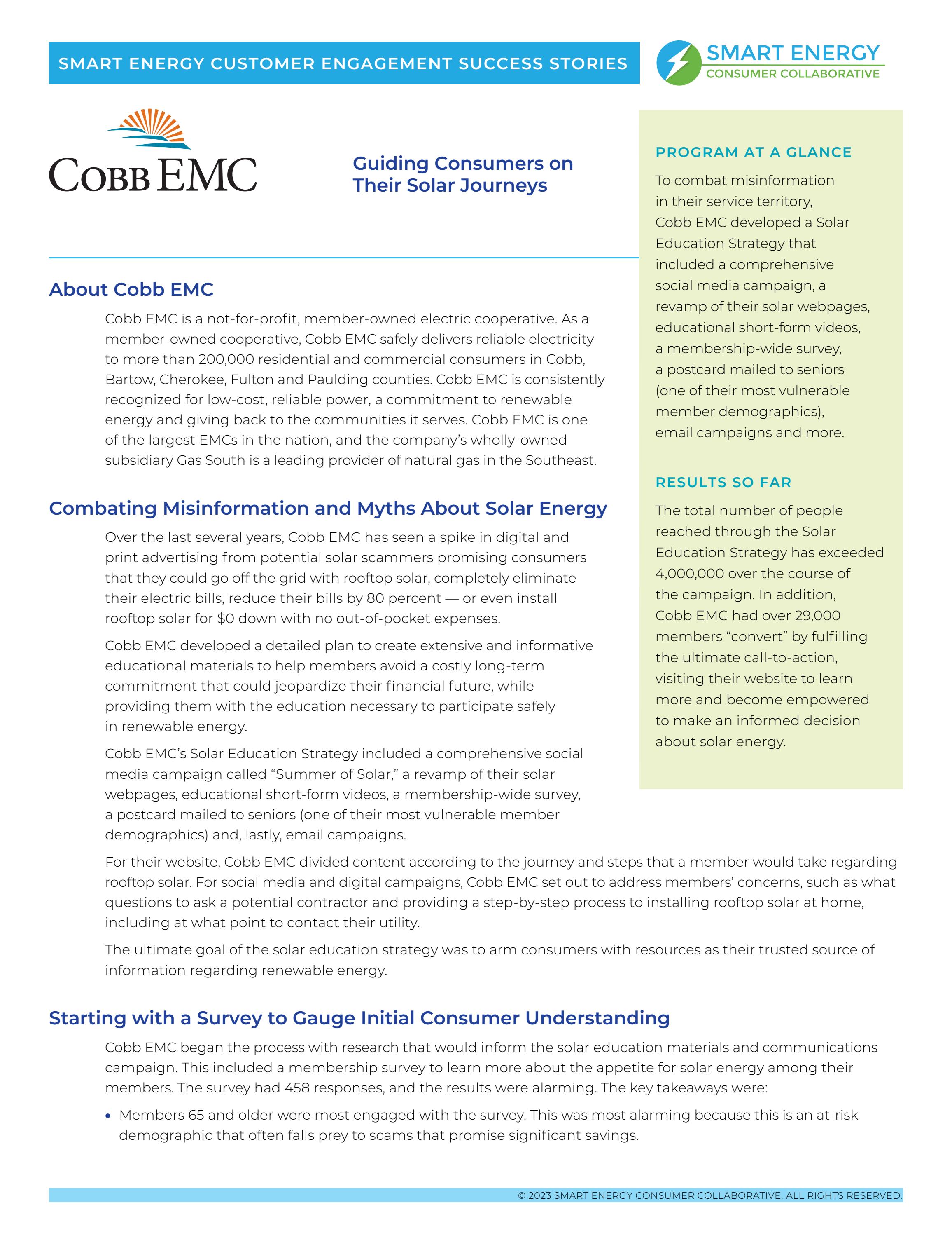 SECC's 2023 Cobb EMC Case Study by Cobb EMC - Issuu