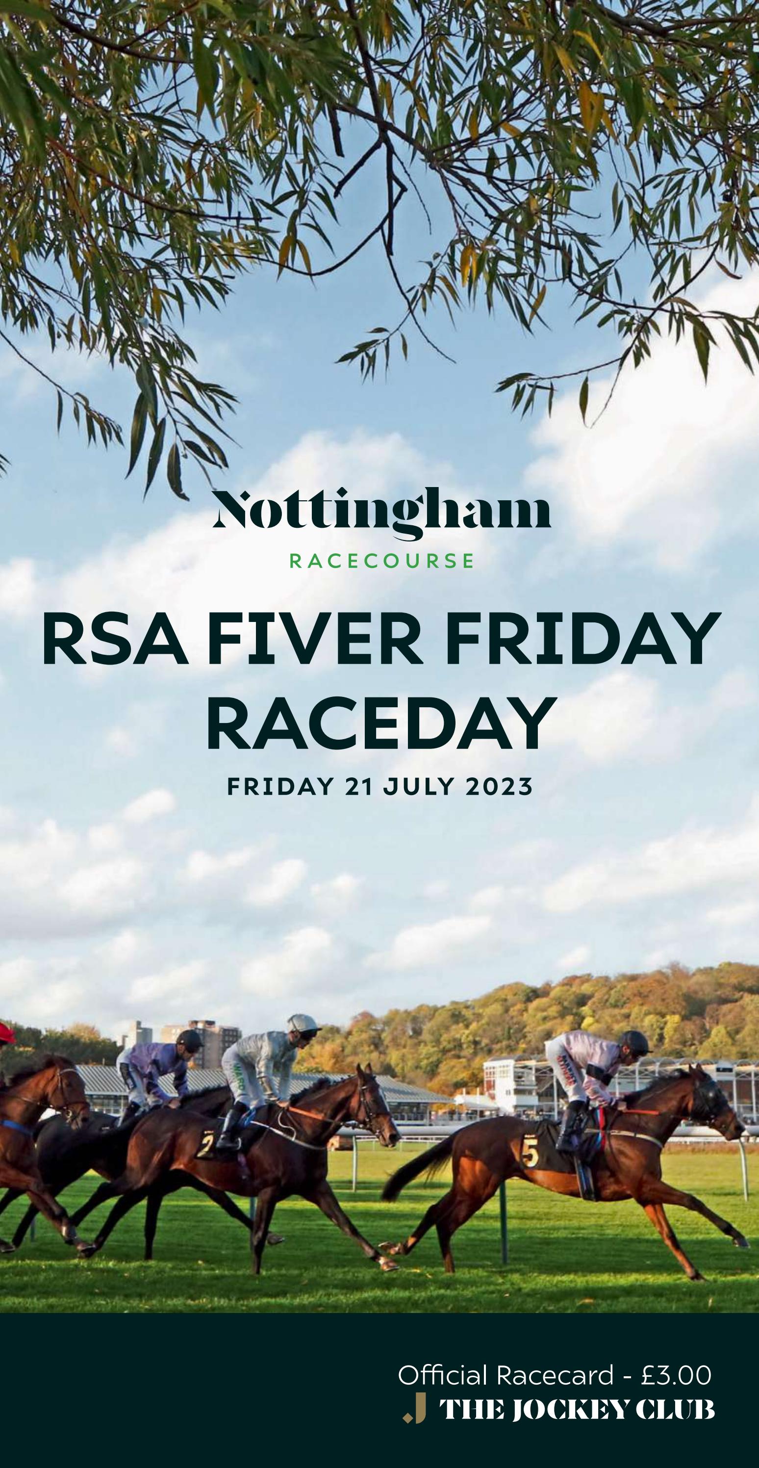 Nottingham Racecourse - Friday 21st July by Weatherbys - Issuu