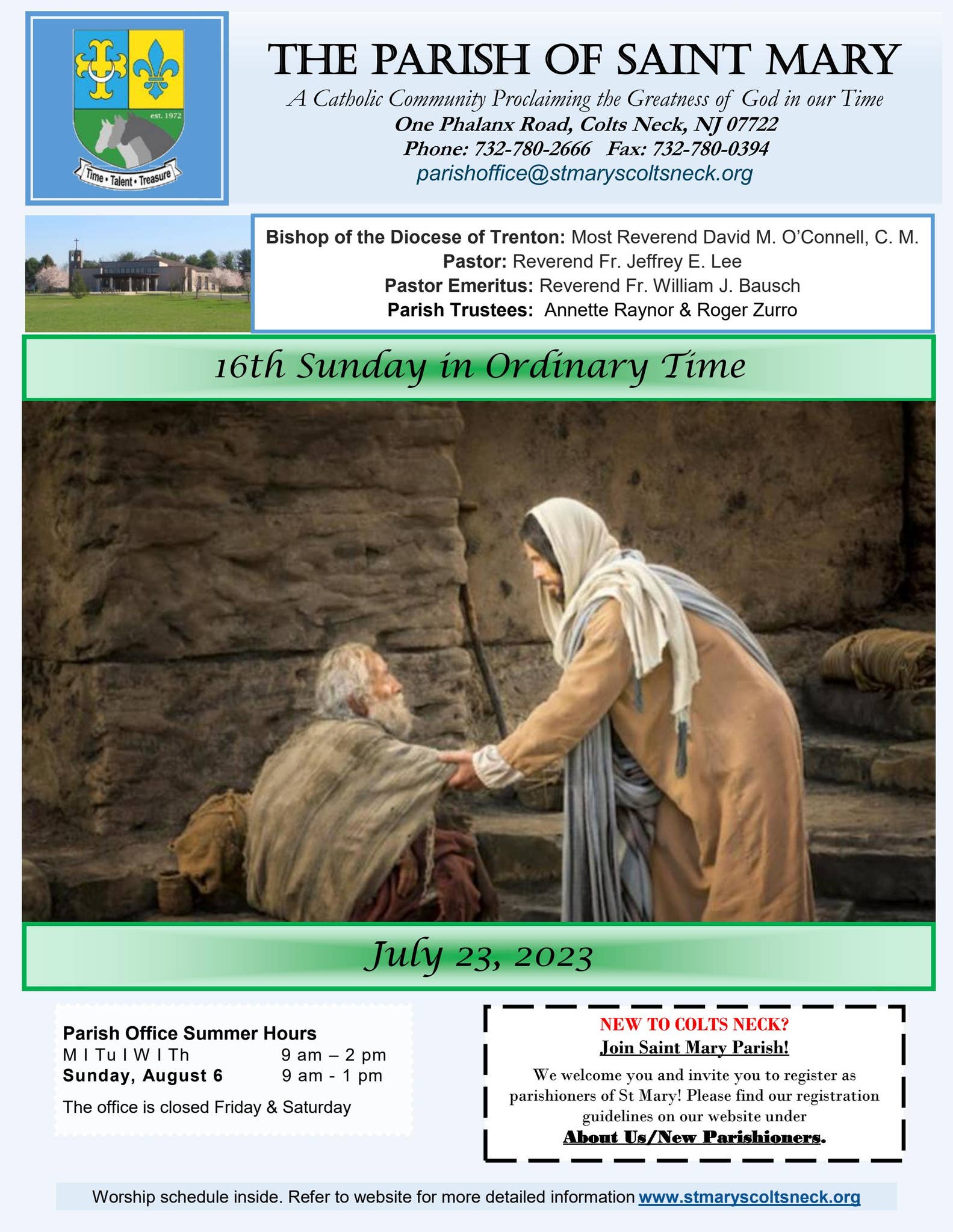 July 23, 2023 - 16th Sunday in Ordinary Time by The Parish of Saint Mary - Issuu