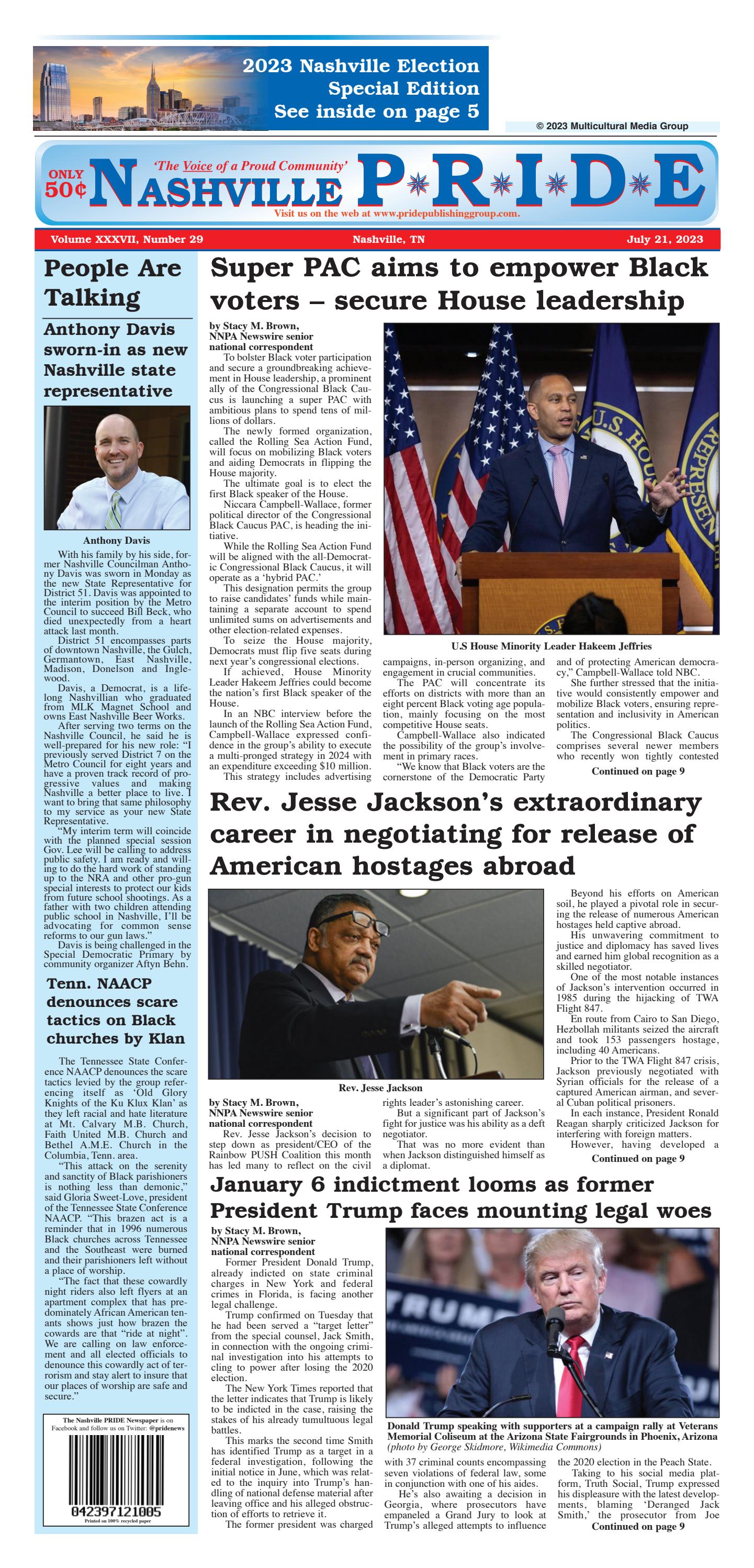 Nashville PRIDE July 21, 2023 by Nashville Pride Newspaper - Issuu