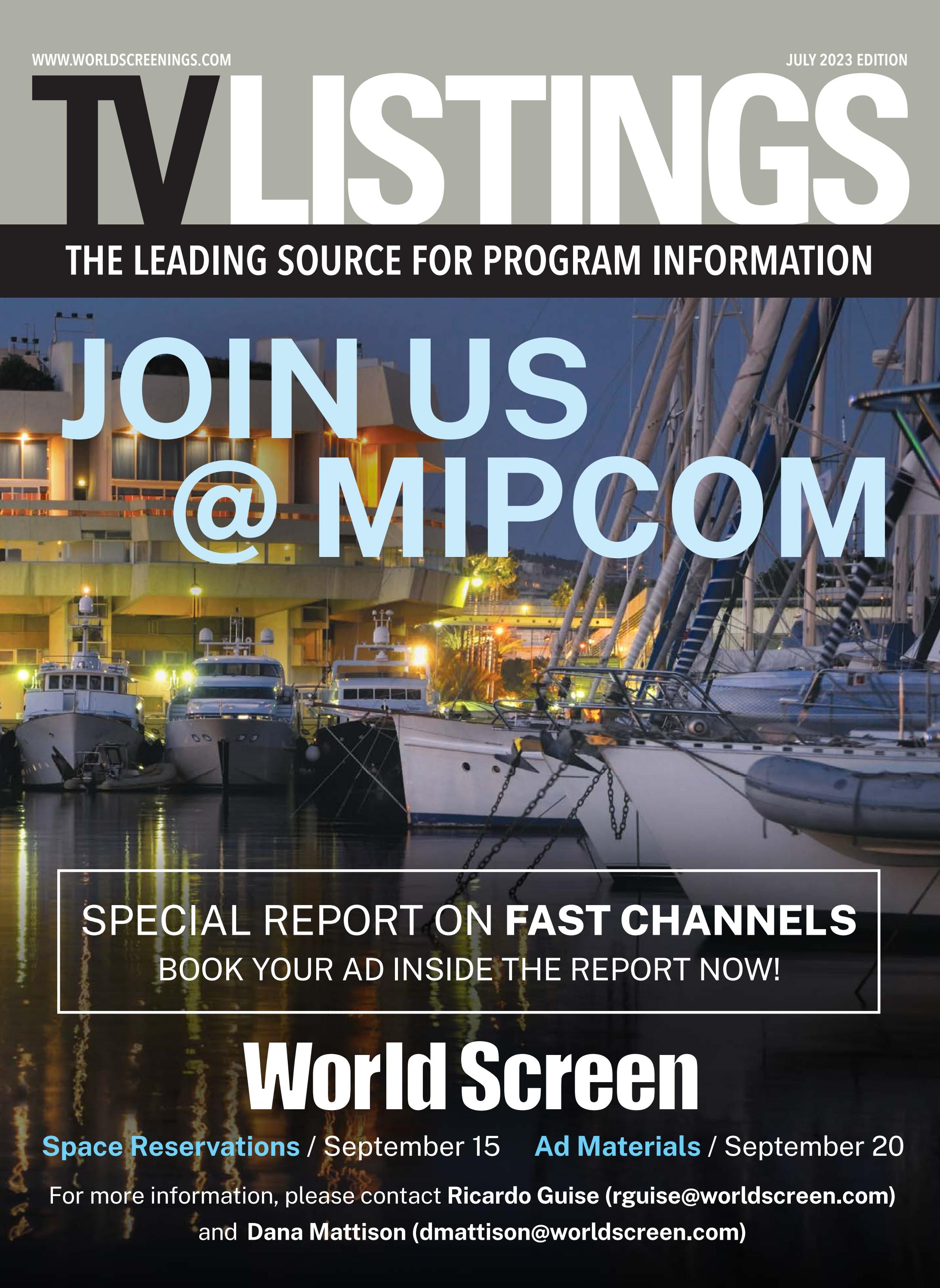 TV Listings July 2023 by World Screen - Issuu