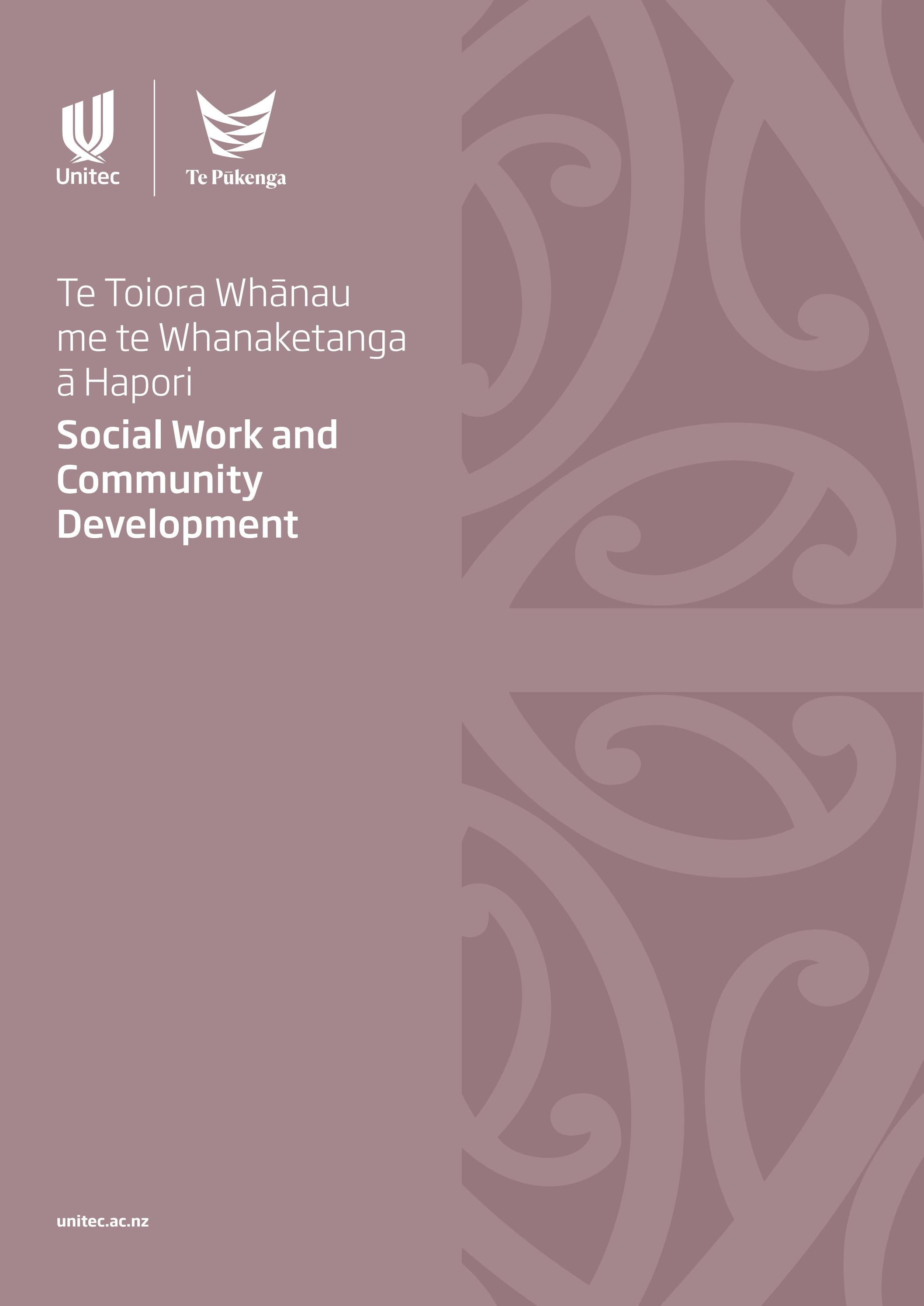 Social Work Brochure 2023-2024 by Te Pūkenga trading as Unitec - Issuu