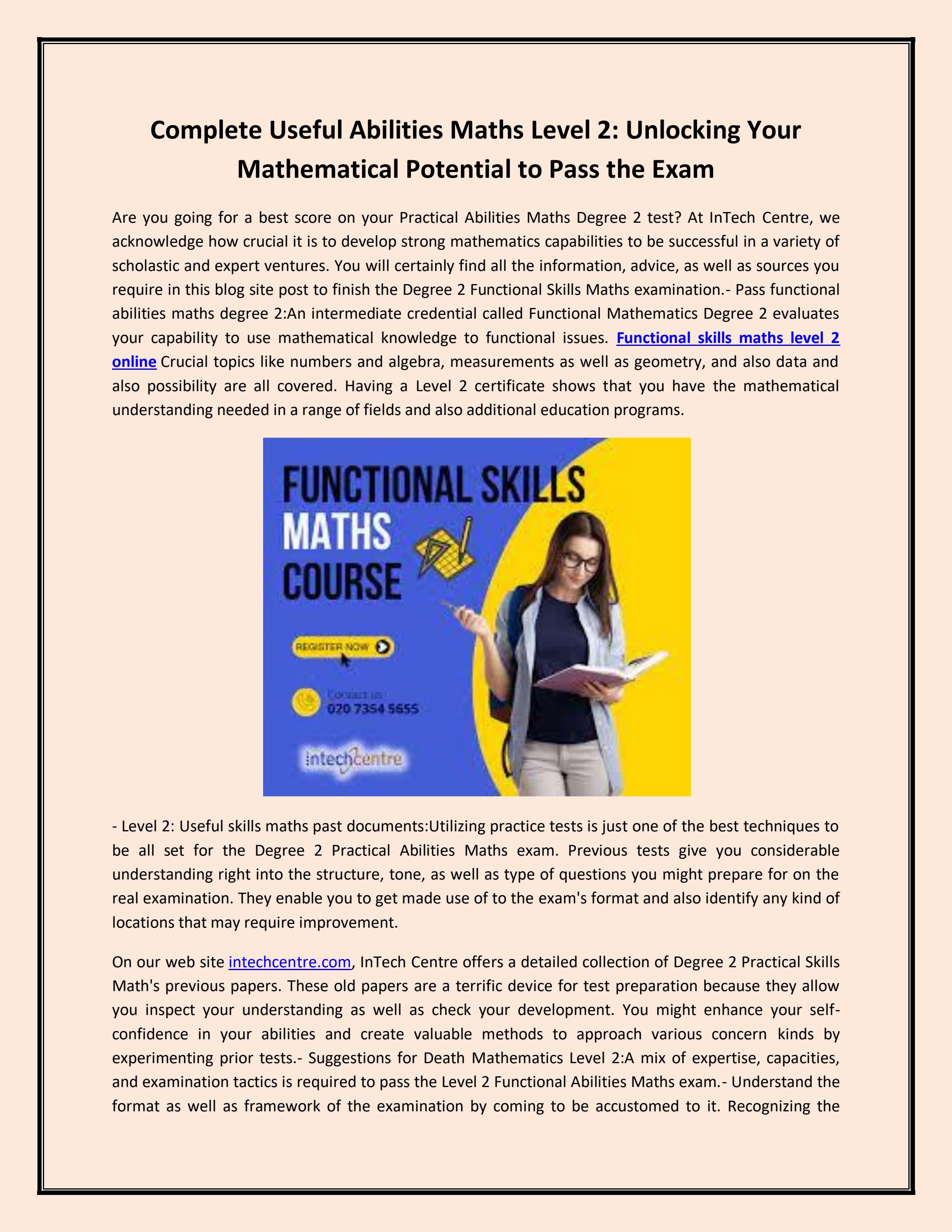 Complete Useful Abilities Maths Level 2: Unlocking Your Mathematical ...
