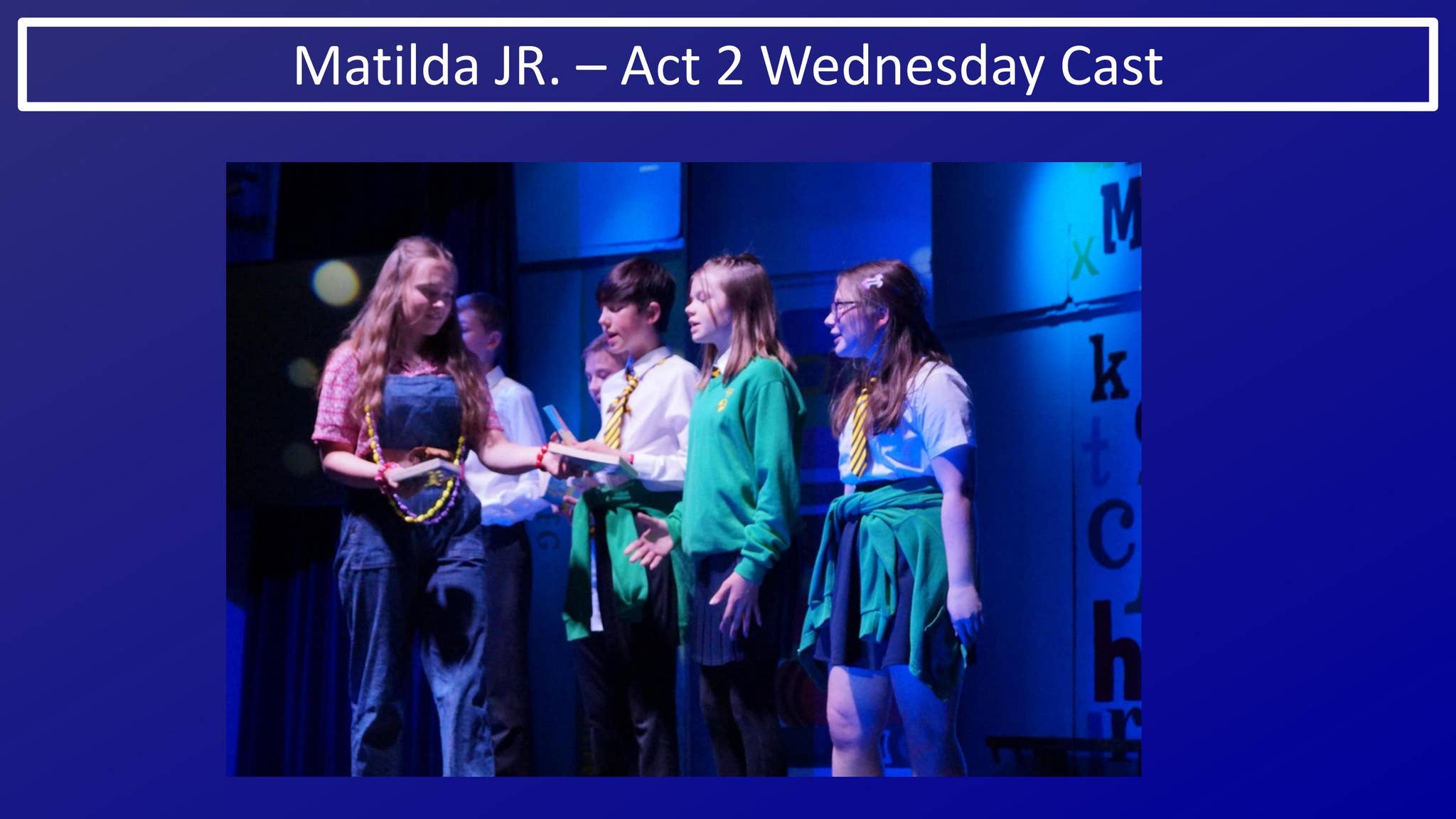 Matilda Act 2 - Wednesday Cast by Schudio - Issuu